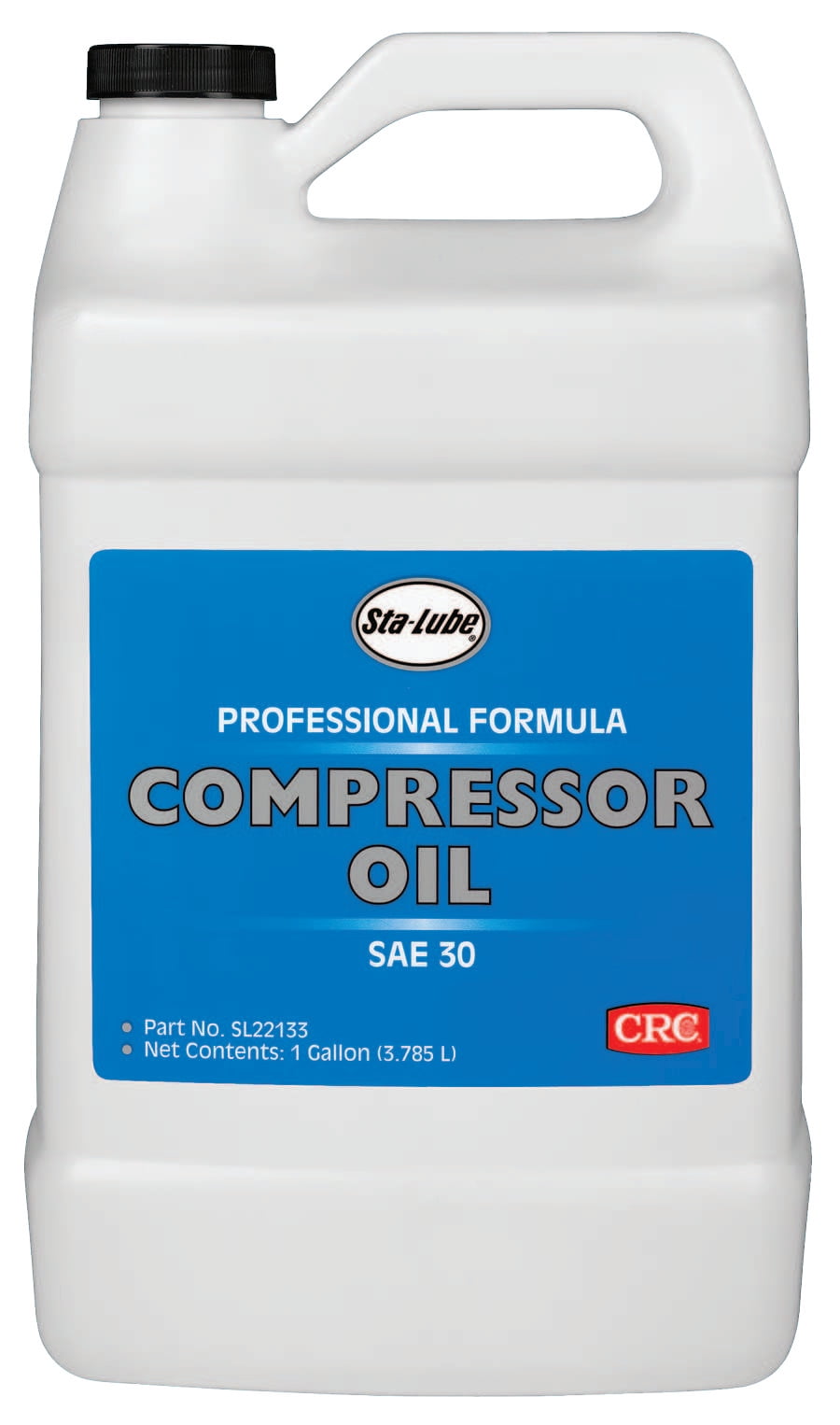 CRC Compressor Oil, 1 Gallon, SAE 30W, Reciprocating and Rotary ...