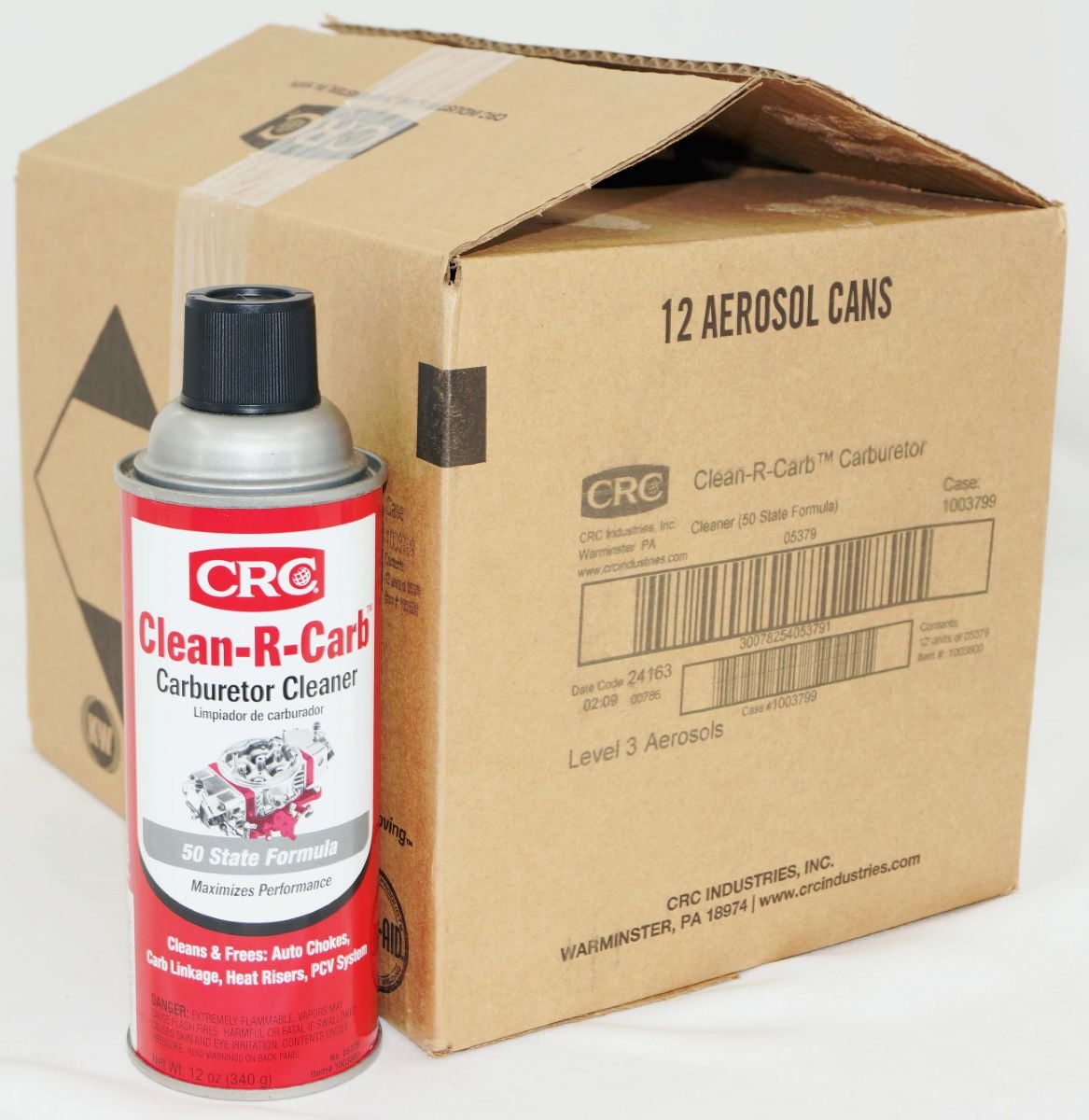 CRC Clean-R-Carb - 50 State Formula- Carburetor Cleaner - 12 oz., (Pack ...