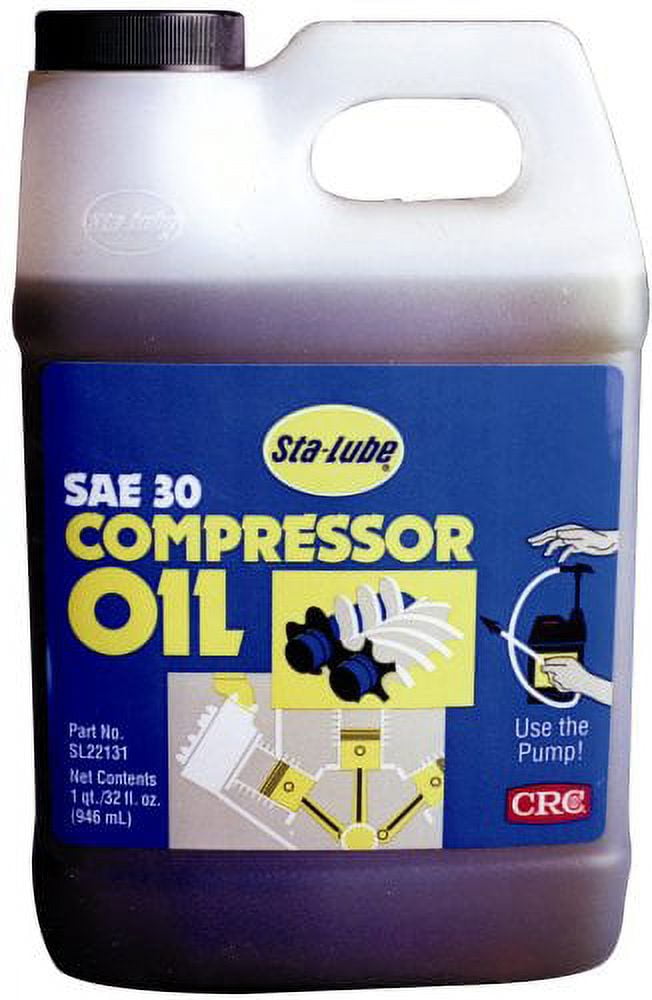 CRC 1 Quart SAE 30 Compressor Oil - Walmart.com