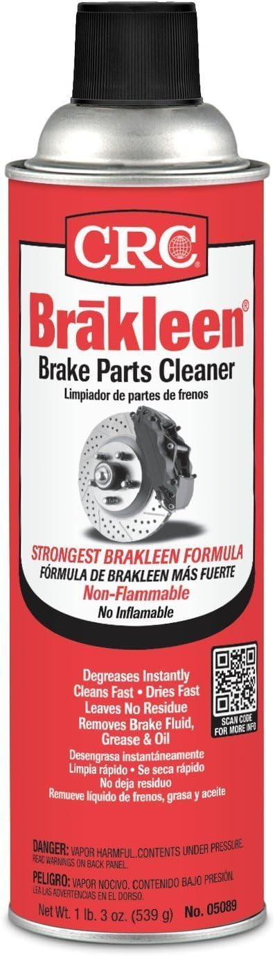 CRC Industries (CRC05089) Brakleen Brake Parts Cleaner, 19 oz Can, 12 ...