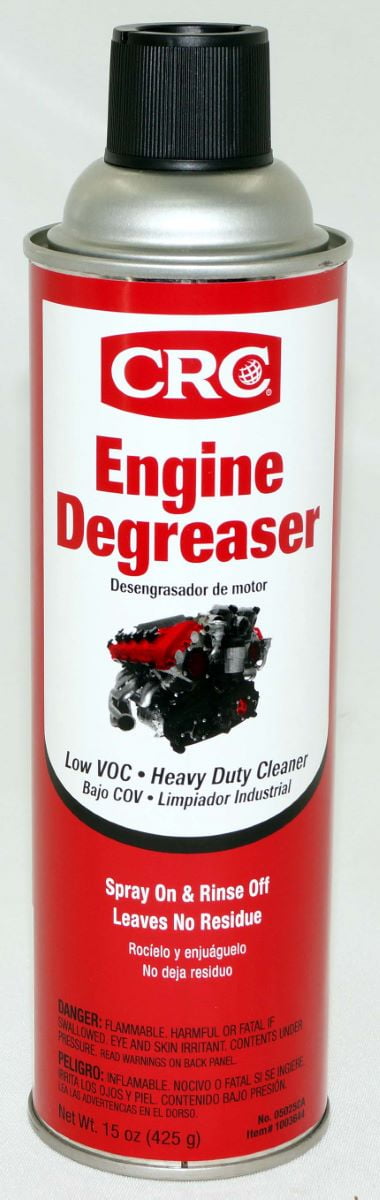 CRC Low VOC, Leaves No Residue Engine Degreaser Spray Can, 15 oz ...