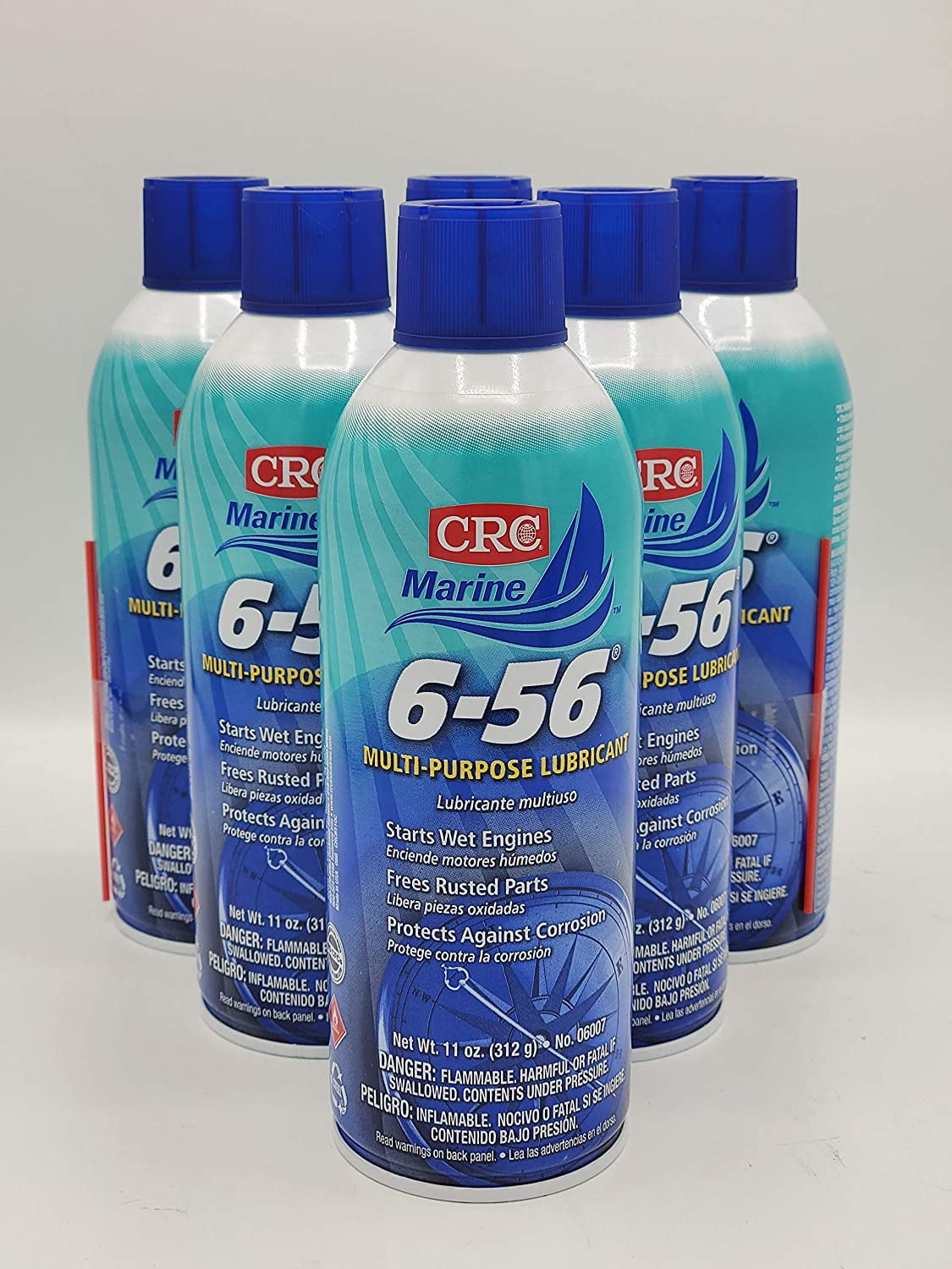 CRC Marine 6-56 Multi-Purpose Lubricant 11 oz Cans (6 Pack) - Walmart.com