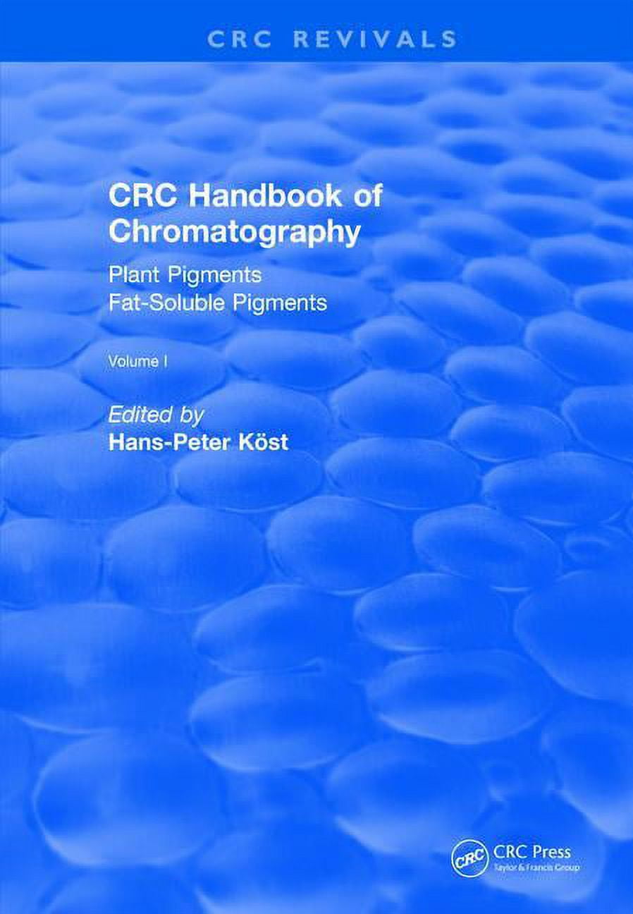 CRC Press Revivals Revival: CRC Handbook of Chromatography (1988 ...