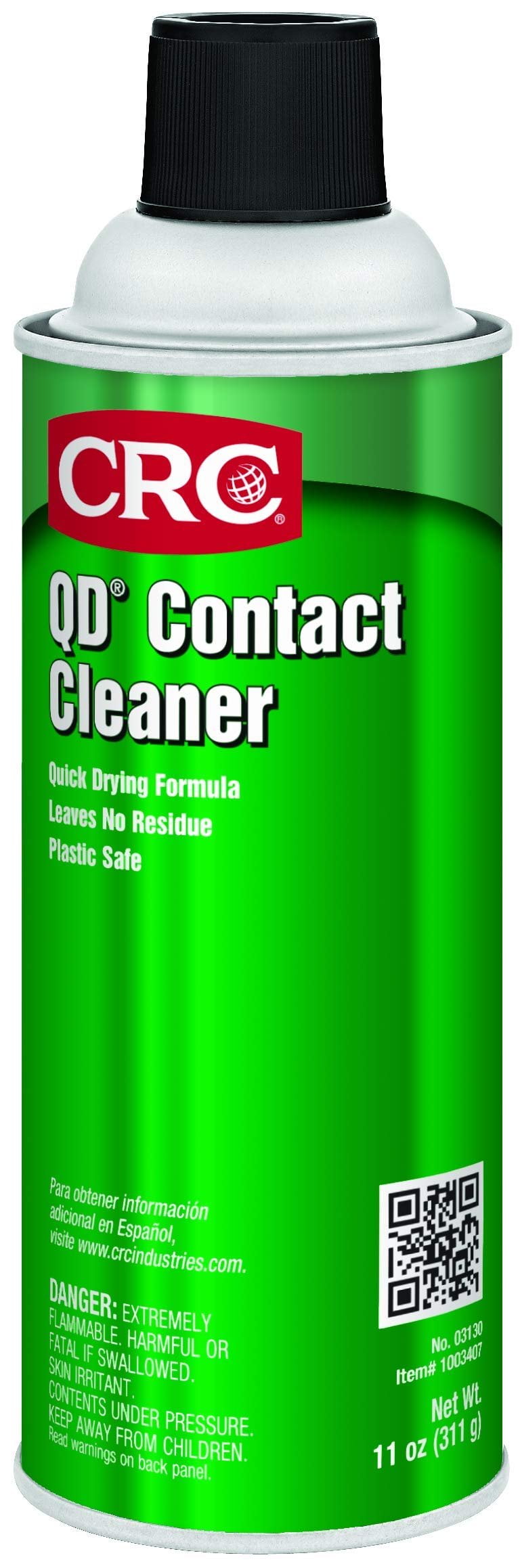 CRC QD Contact Cleaner - Plastic Safe Electronic Contact Cleaner ...
