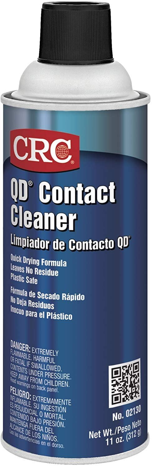 CRC QD Plastic Safe Liquid Contact Cleaner, 11 oz Aerosol Can, Clear ...