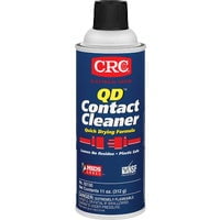 CRC QD Plastic Safe Liquid Contact Cleaner, 11 oz Aerosol Can, Clear ...