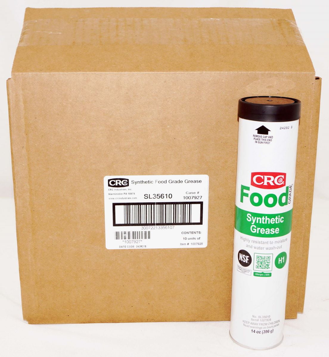 CRC Synthetic Food Grade Grease SL35610 Grease, 14 Wt Oz, 10 Pack ...