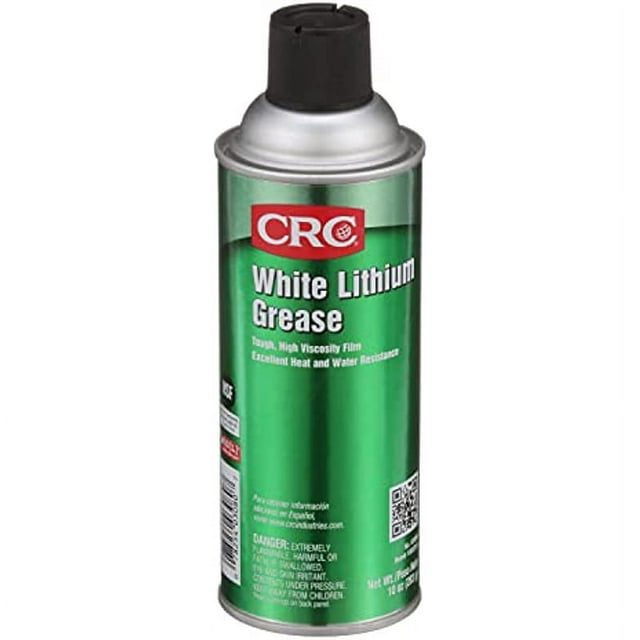 CRC White Lithium Grease 03080 – 10 Wt. Oz. Aerosol, High Viscosity General Purpose Grease ...