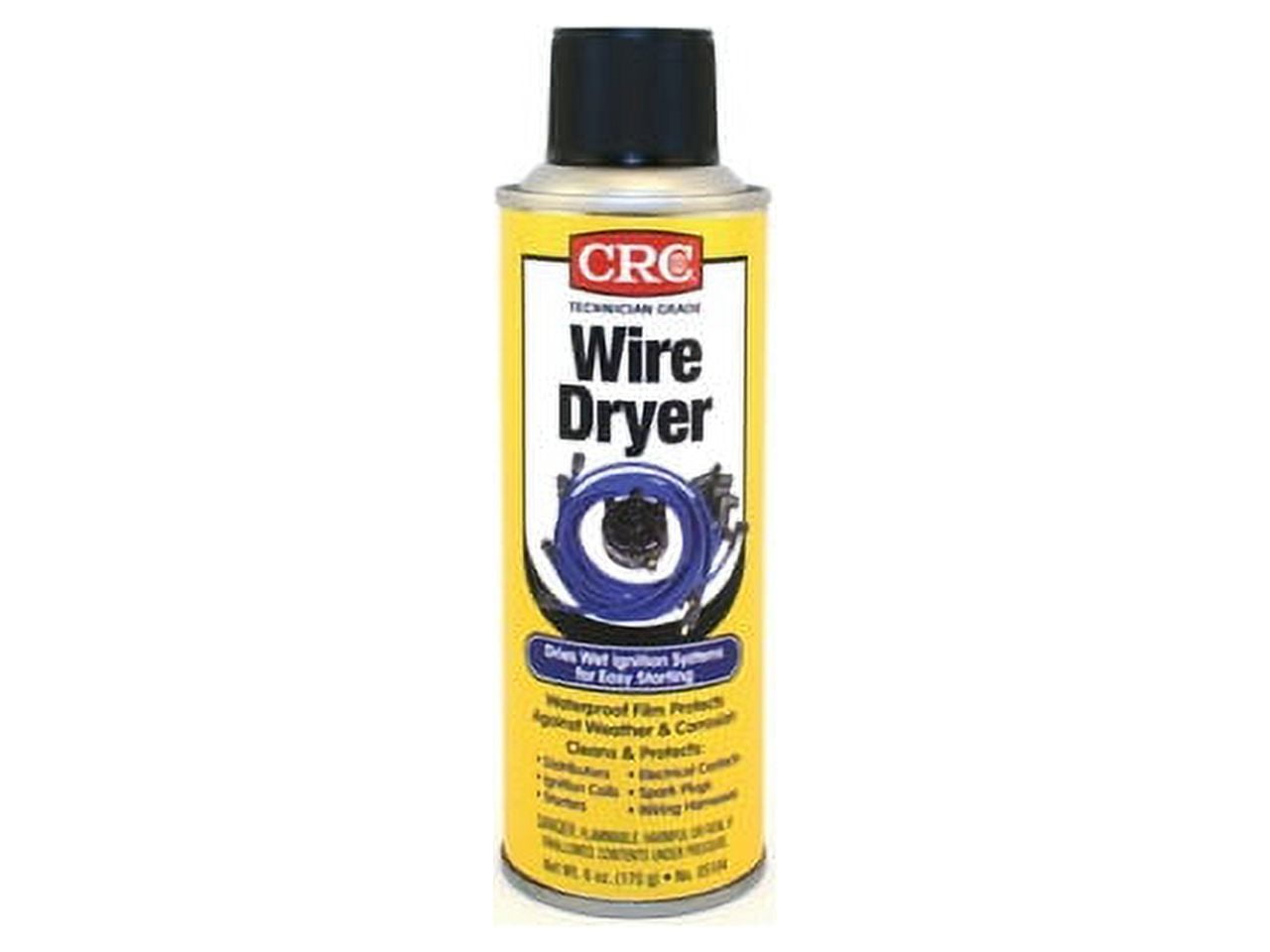 CRC Wire Dryer, Wet Ignition System Dryer, 6 Oz Aerosol, 1 Pack ...
