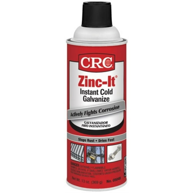 CRC Zinc-It 16 Oz. Instant Cold Galvanize Spray, Fast Drying, Matte ...