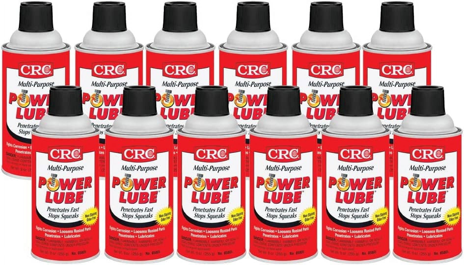 CRC05005 Power Lube Multi-Purpose Lubricant, 9 oz Can, 12 Per Pack ...