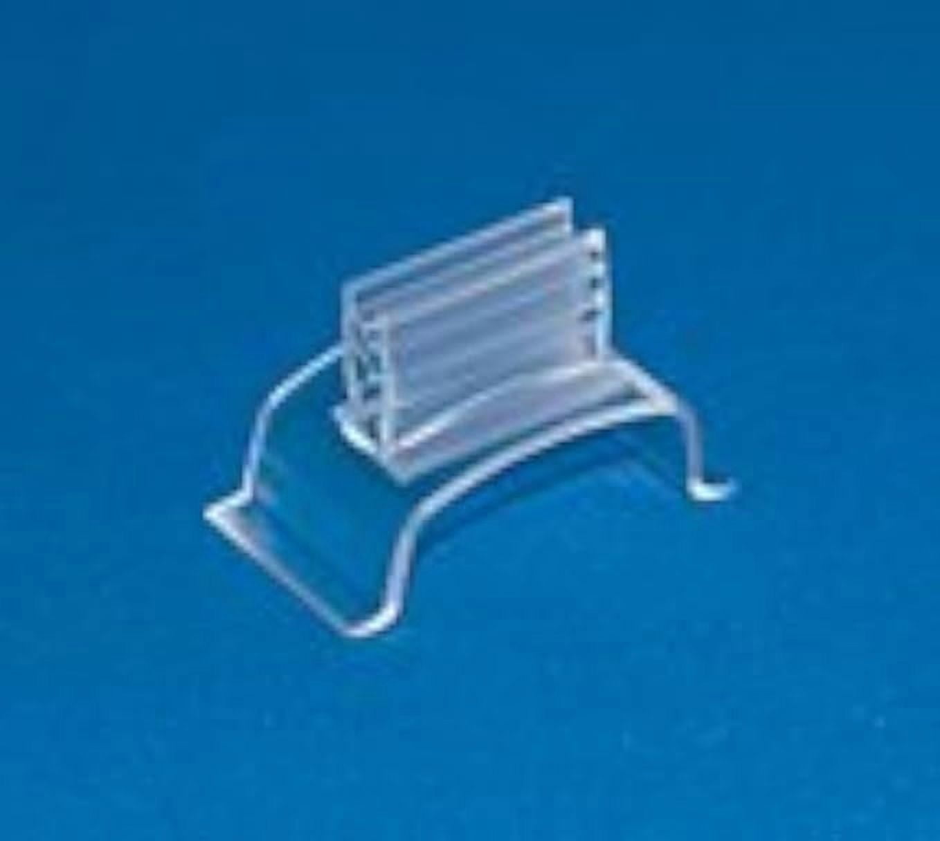CRC200 Clear Plastic Channel Grip Clip 3/4" Wide Business Store Signs ...
