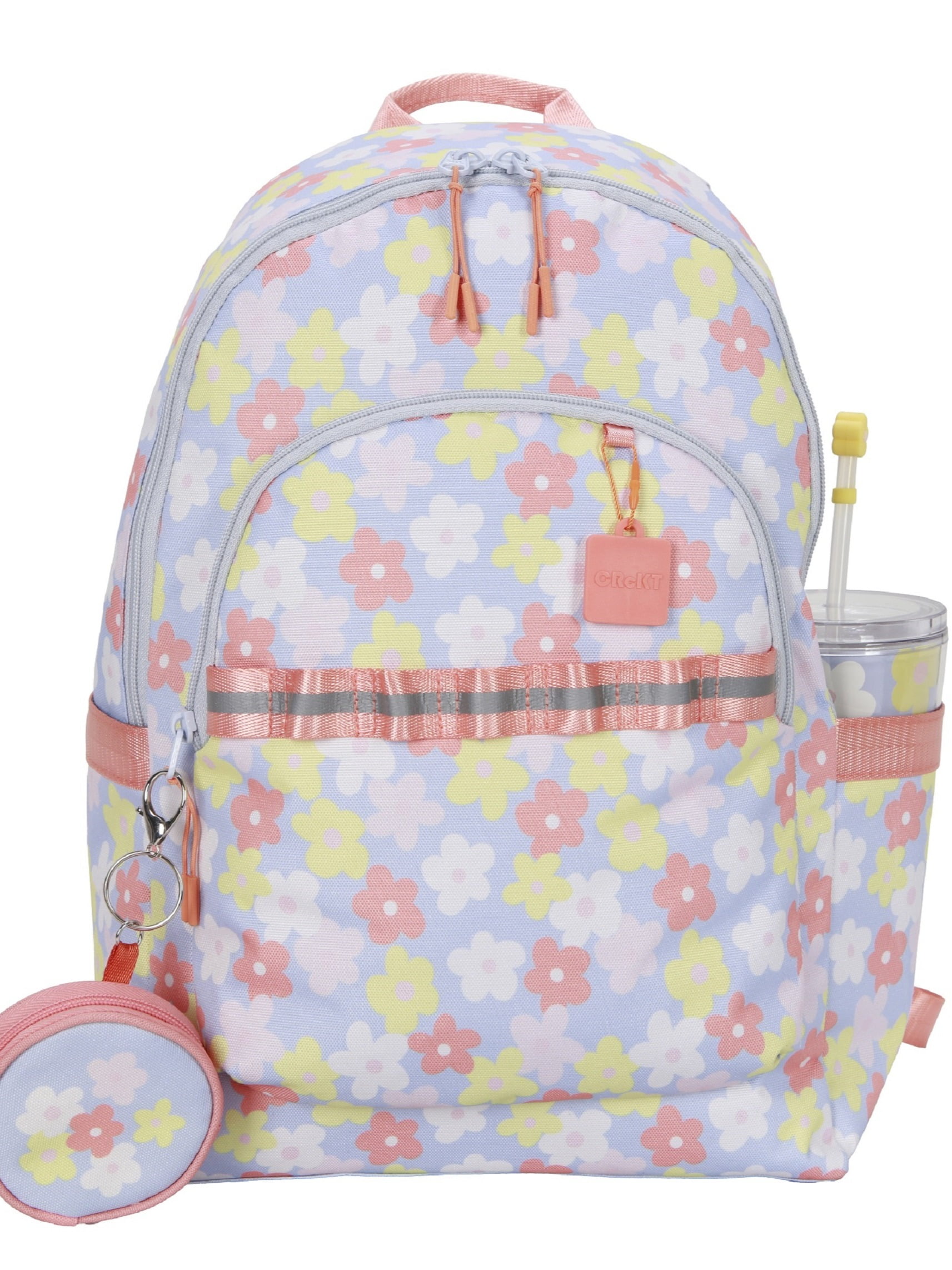 CRCKT Girls Floral Print Backpack Set, 3-Piece, Purple - Walmart.com