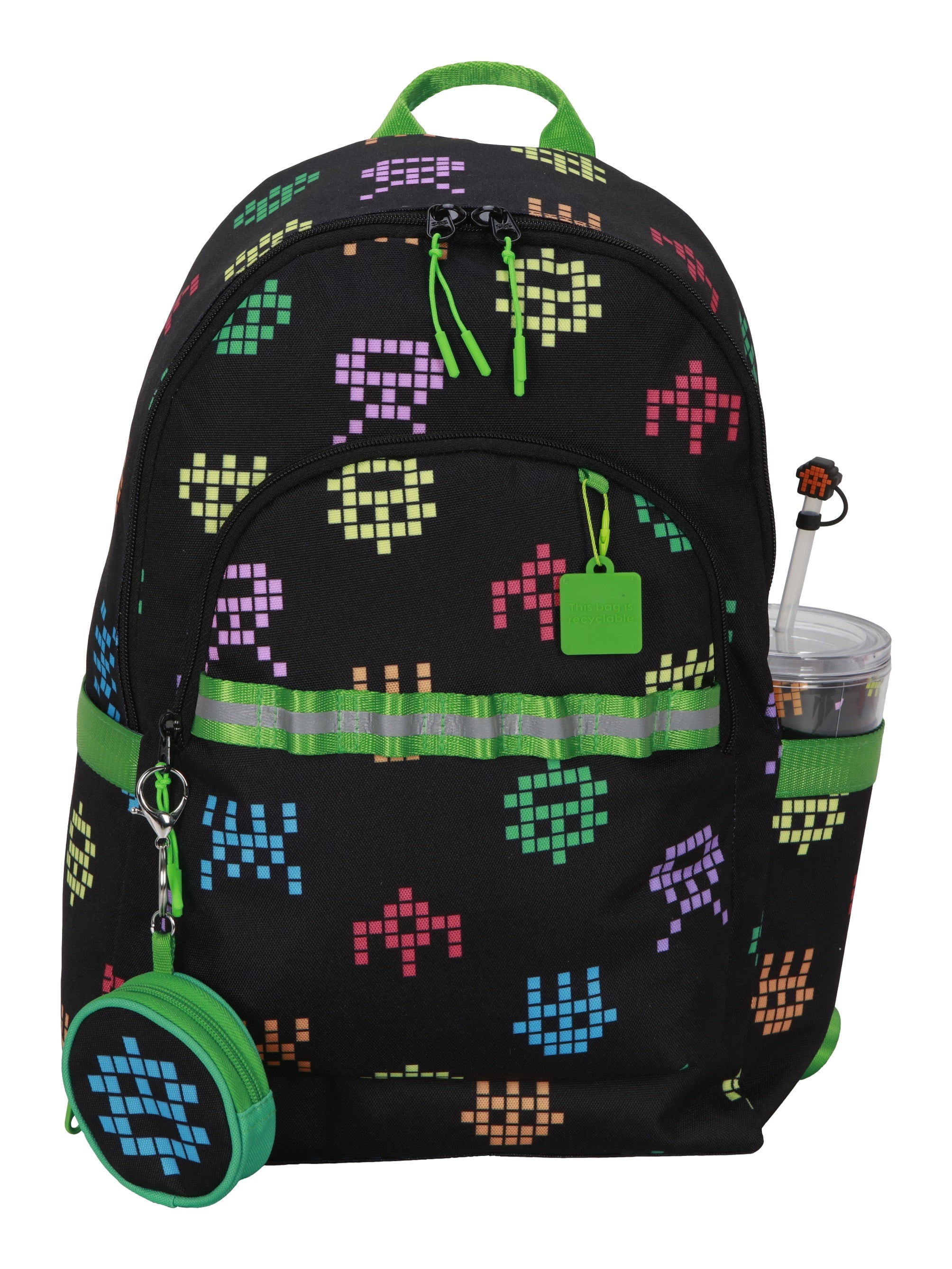 CRCKT Boys or Girls Gamer 16" 3-Piece Backpack Set, Black - Walmart.com