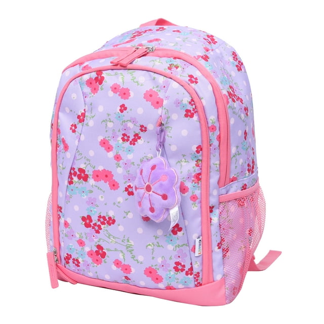 CRCKT Kids Young Girls 15-inch School Backpack with Plush Dangle ...