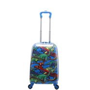 Dinosaurs T-Rex Triceratops Stegosaurus Leather Luggage ID Tag Suitcase ...