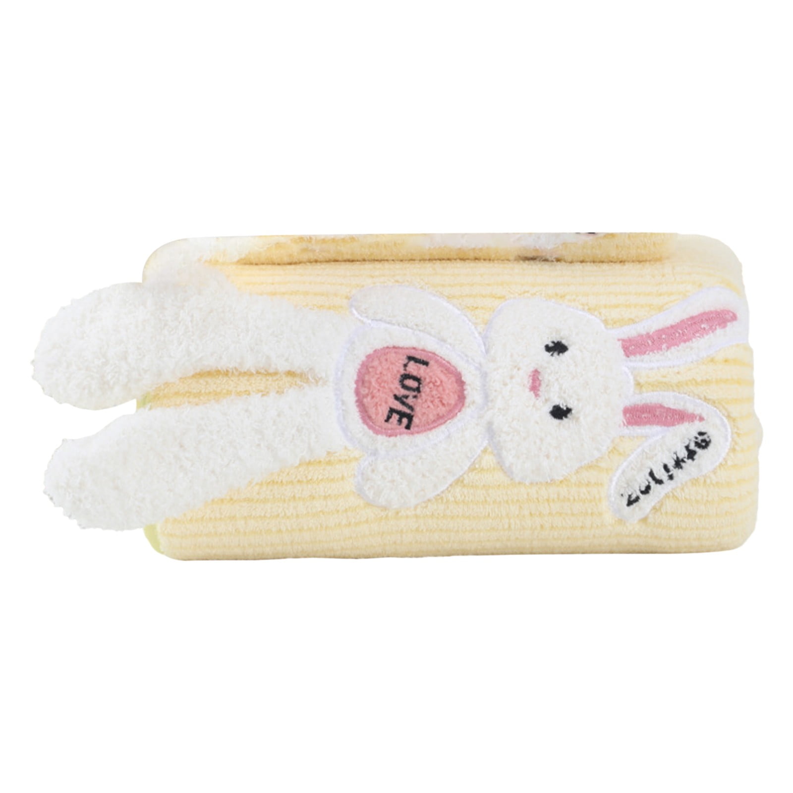 CRCMUHE Bath Towel Set Soft And Warm Coral Fleece Love Bunny Towel ...