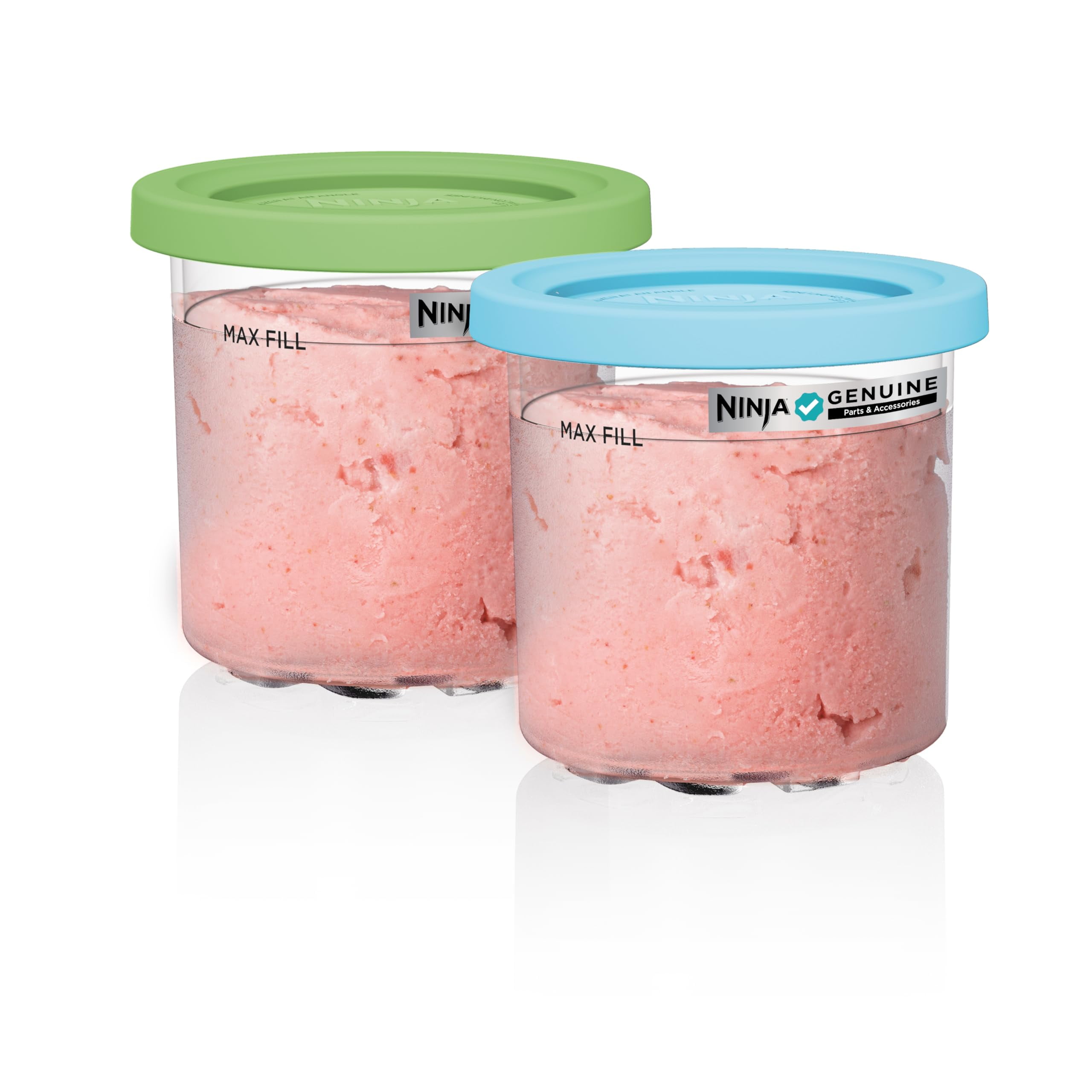 CREAMi Pints 2 Pack for NC299AMZ & NC300s Series, Genuine BPA-Free Ice ...