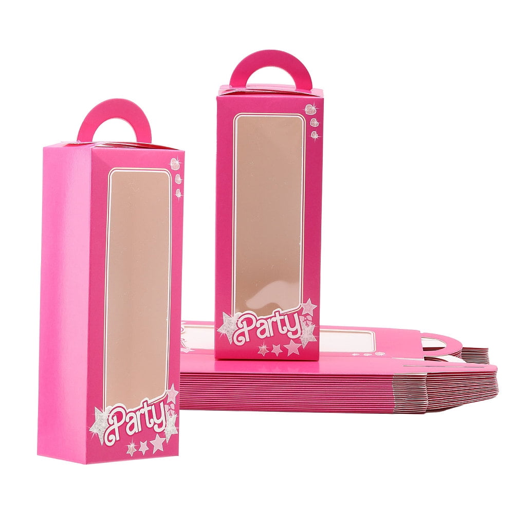 CREATBEAUT 1bag 20pcs Pink Princess Paper Party Favor boxes Lovely ...