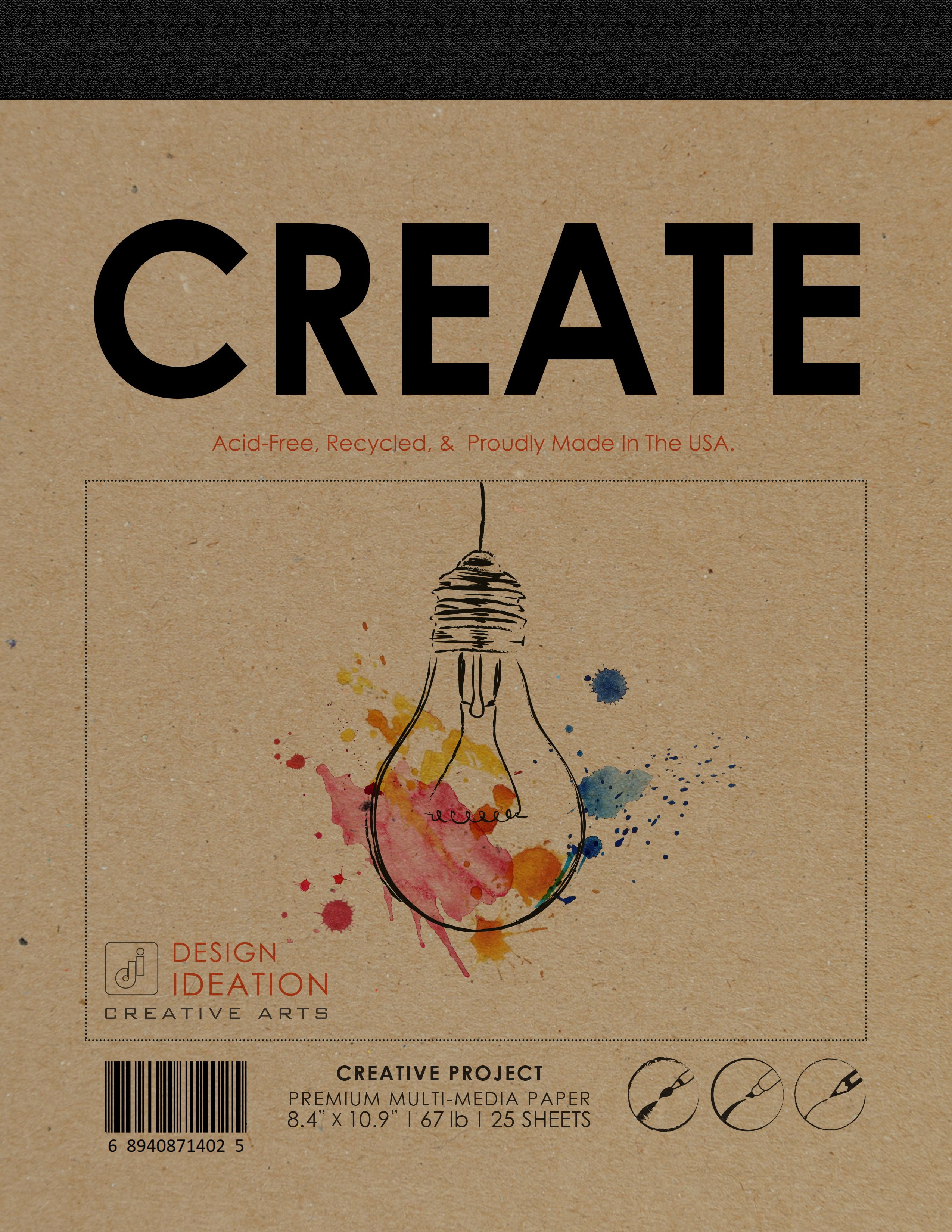 CREATE PAD : Removable Sheet. Multi-Media. (8.5" x 11") - Walmart.com