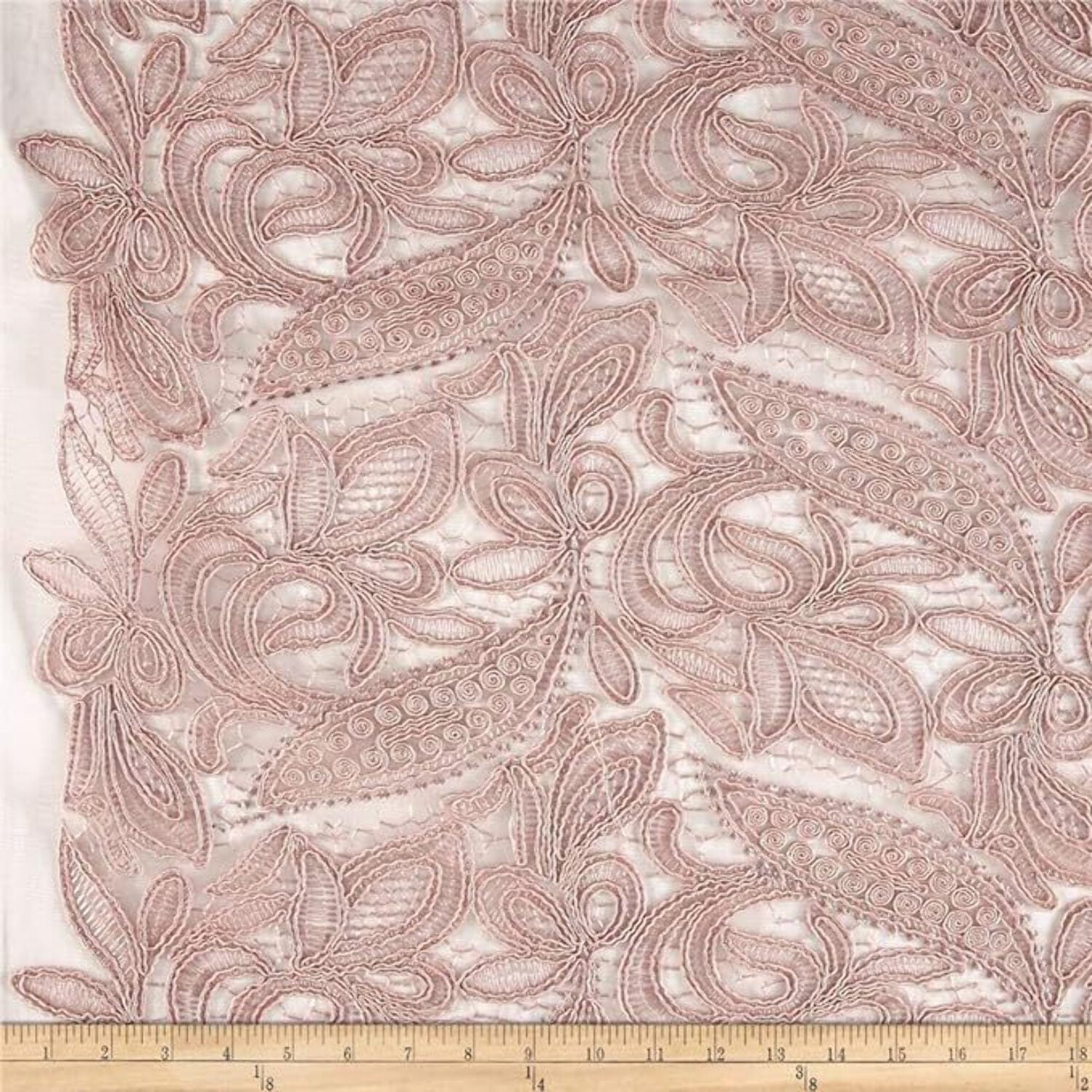 CREATION Glitter Embroidered Mesh Fabric. Lace Netting Material 52 Inch ...