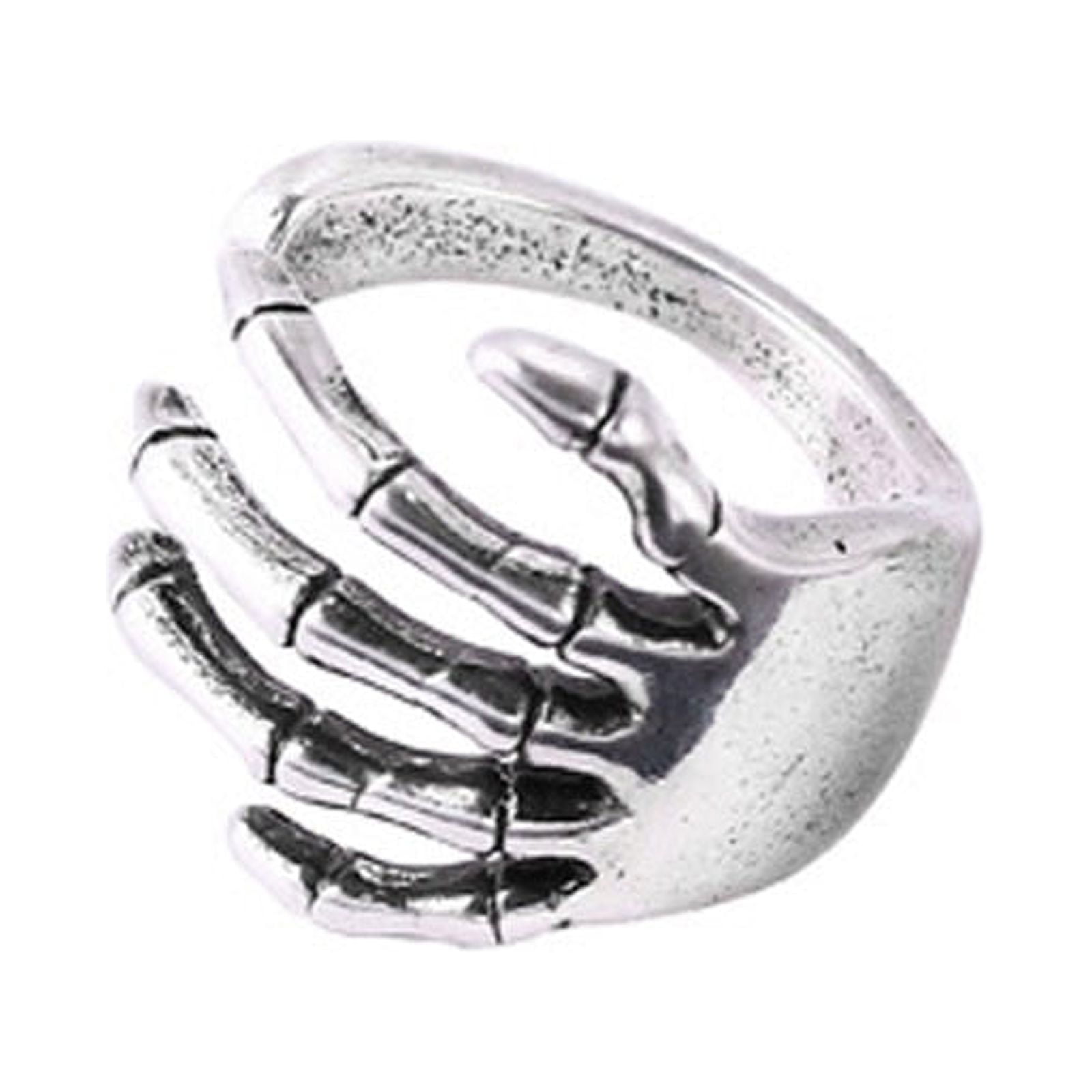 CREATITOY 1 Pair Gothic Skeleton Hand Ear Cuffs - Vintage Distressed ...