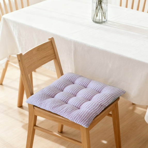 CREATITOY 1 Pc Bean Velvet Square Cushion - Winter Plush Chair Pad 15 ...