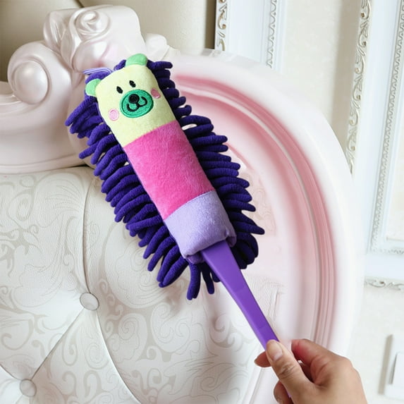 CREATITOY 1 Pc Chenille Dusting Duster - Cute Cartoon Cleaning Brush ...