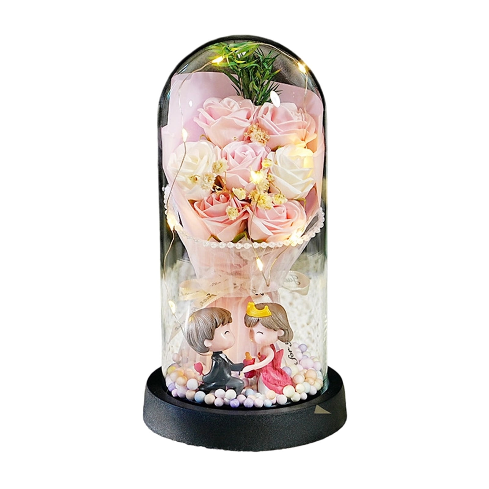CREATITOY 1 Pc Creative Couple Flower Bouquet Statue - Cute Design ...