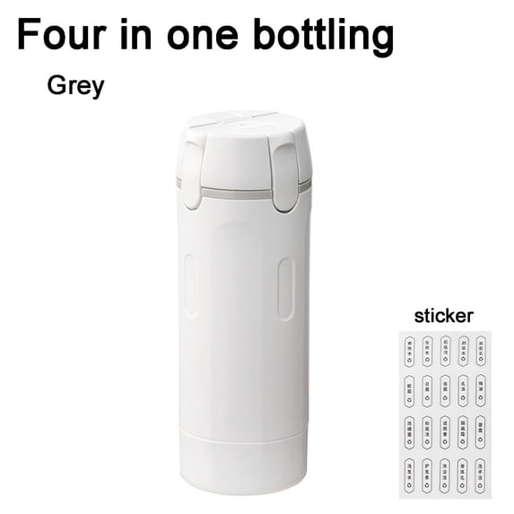 CREATITOY 1PC 4 In 1 Travel Refillable Bottle Set English Version for ...