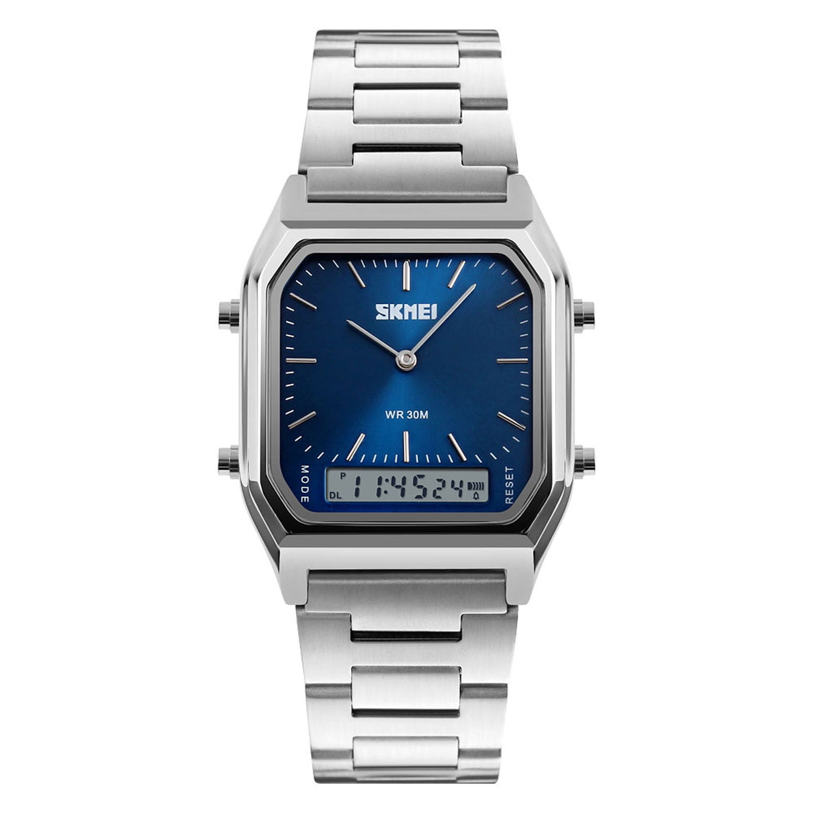 CREATITOY 1PC Steel Band Waterproof Square Watch for Business Use ...