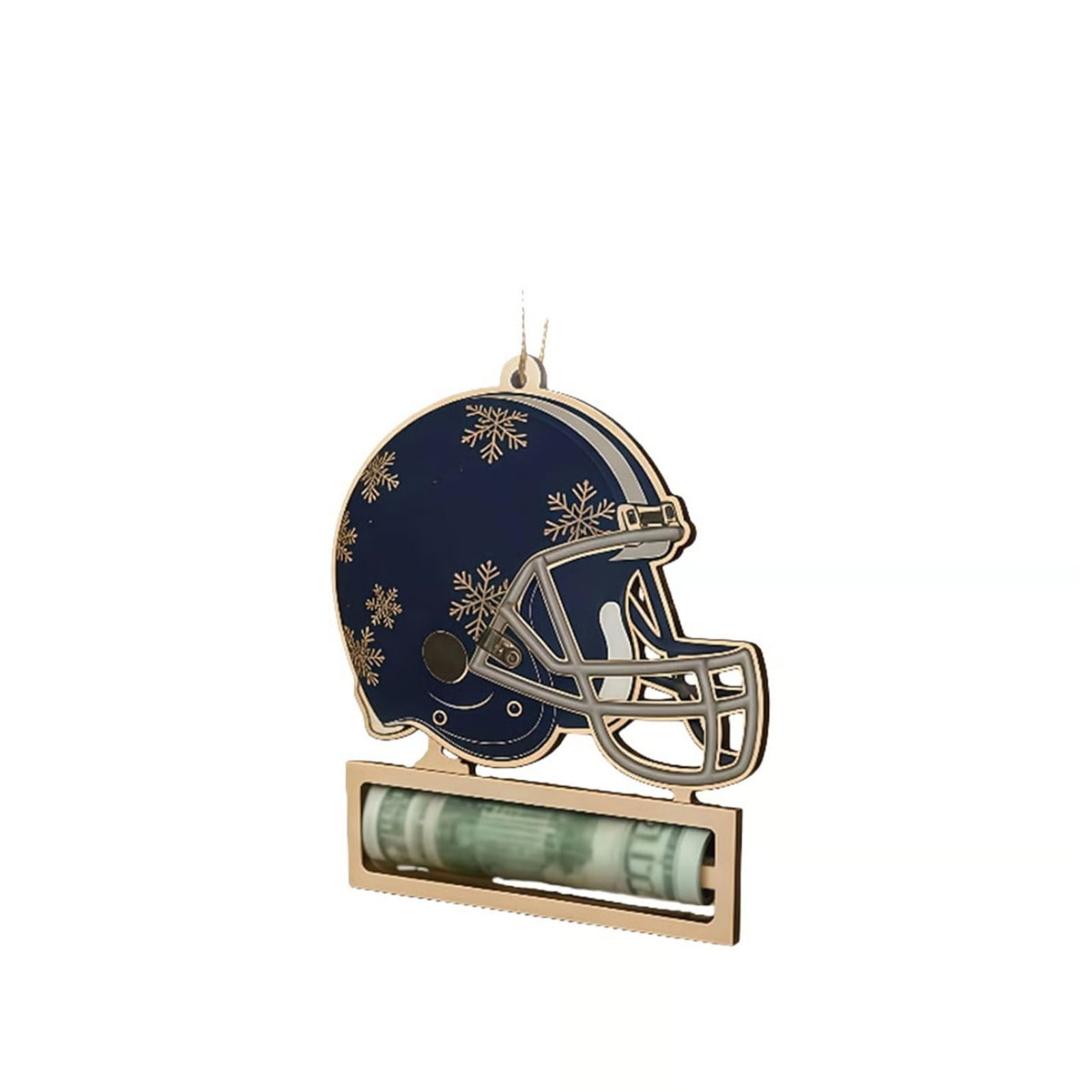 CREATITOY 2D Flat Acrylic Football Helmet Ornament Hanging Sports Theme ...