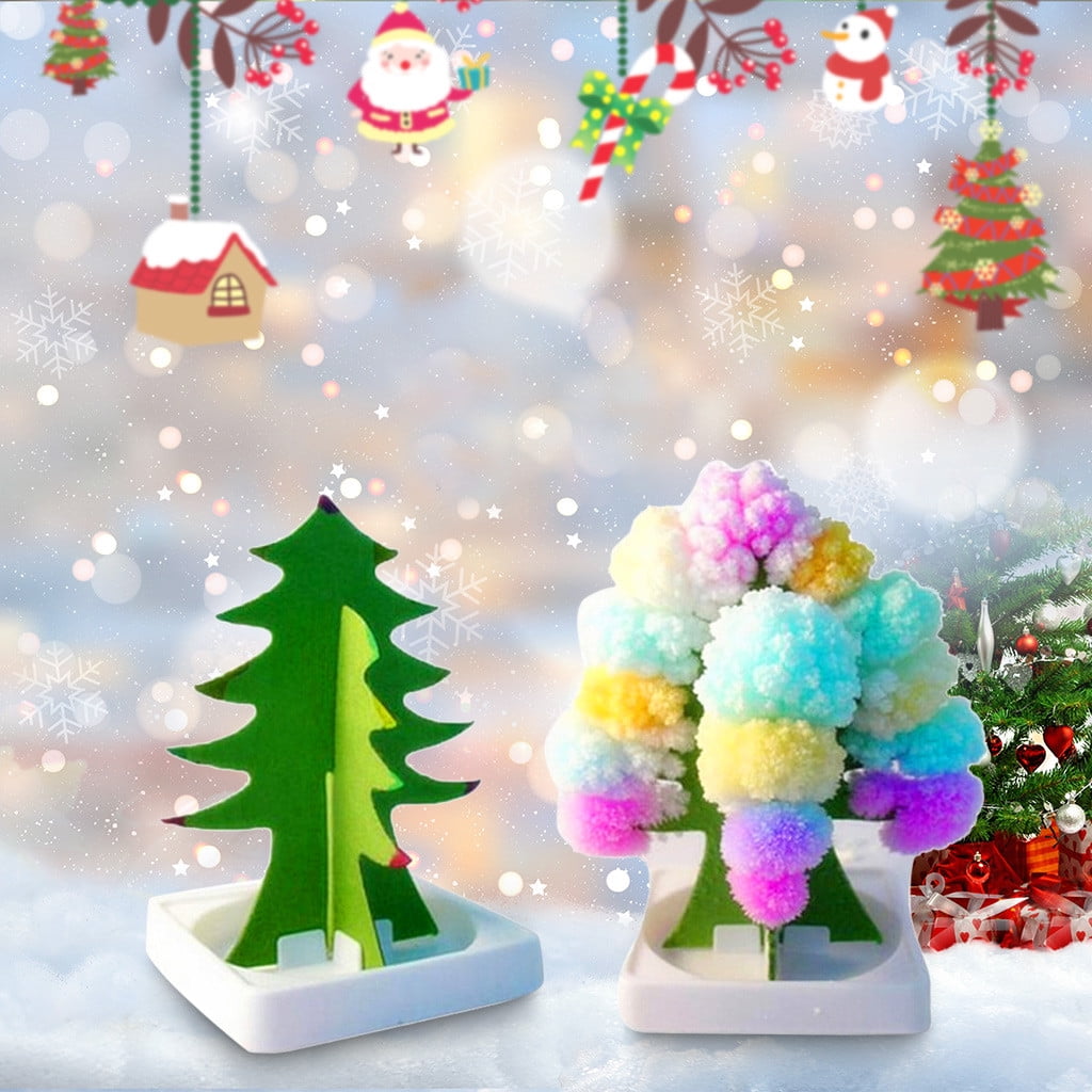 CREATITOY 2pcs Christmas Crystal Growing Tree Toy Kit - STEM ...