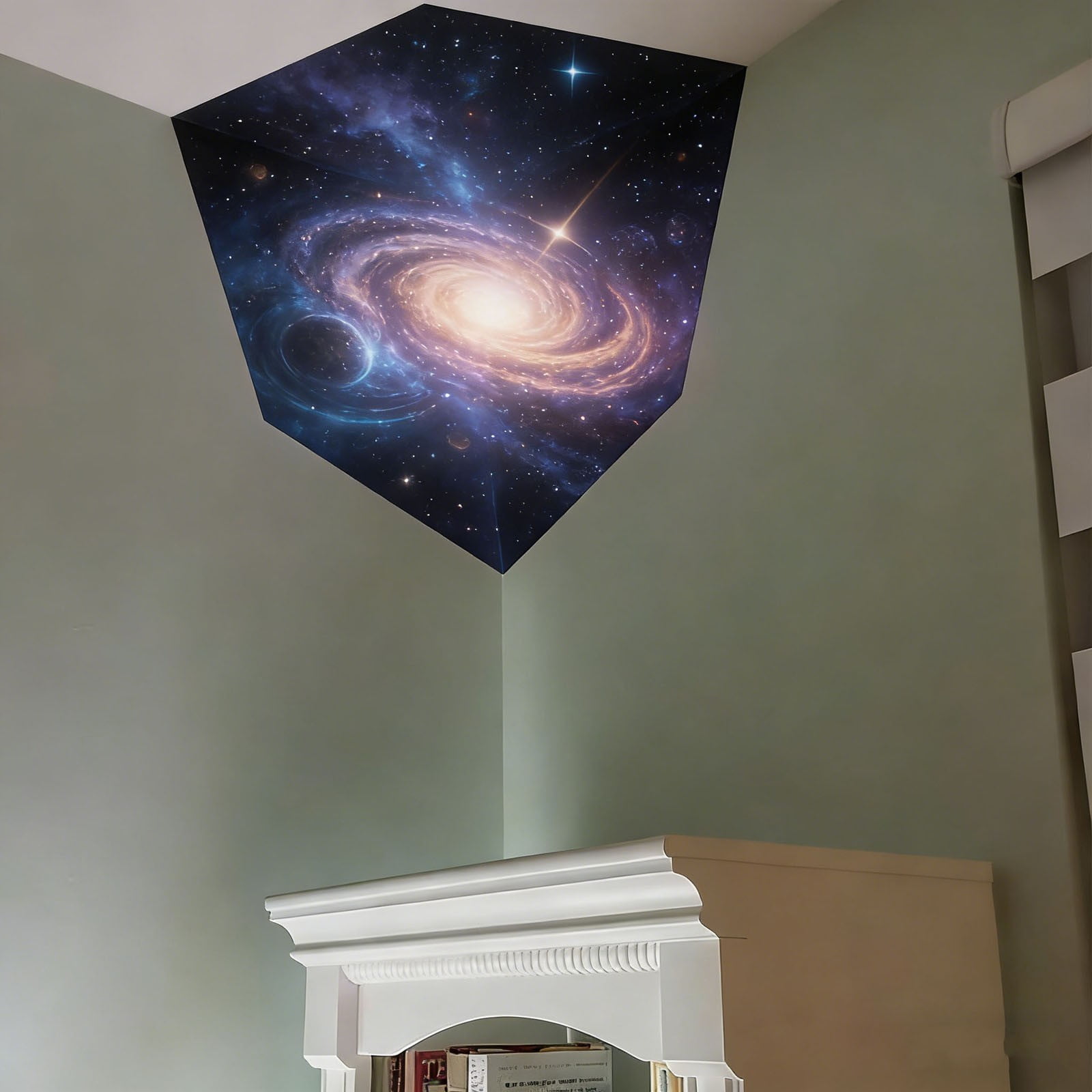 CREATITOY 3D Starry Sky Corner Stickers Removable Home Decor - Walmart.com