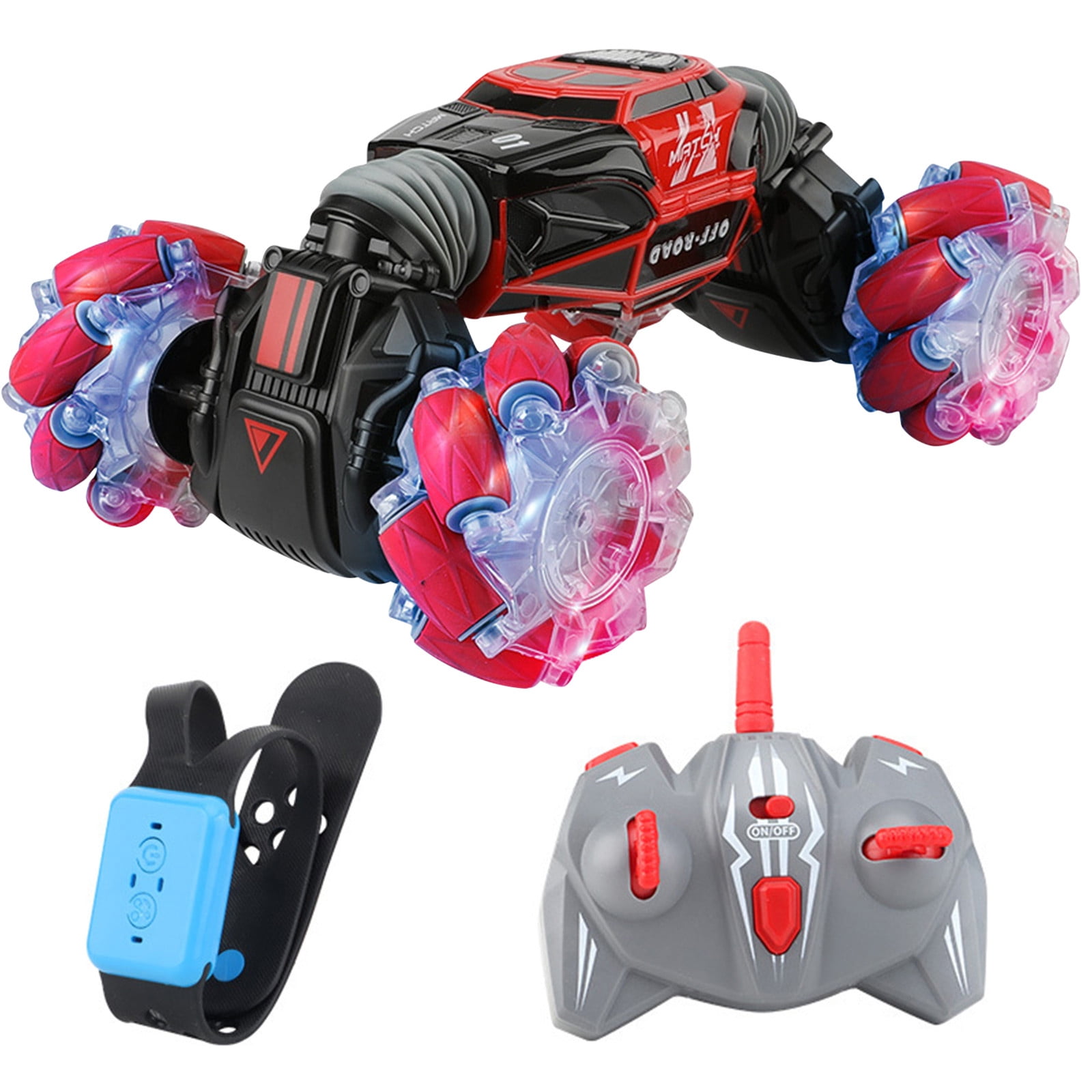 CREATITOY 4WD Gesture Sensor Remote Control Stunt Car - All-Terrain ...