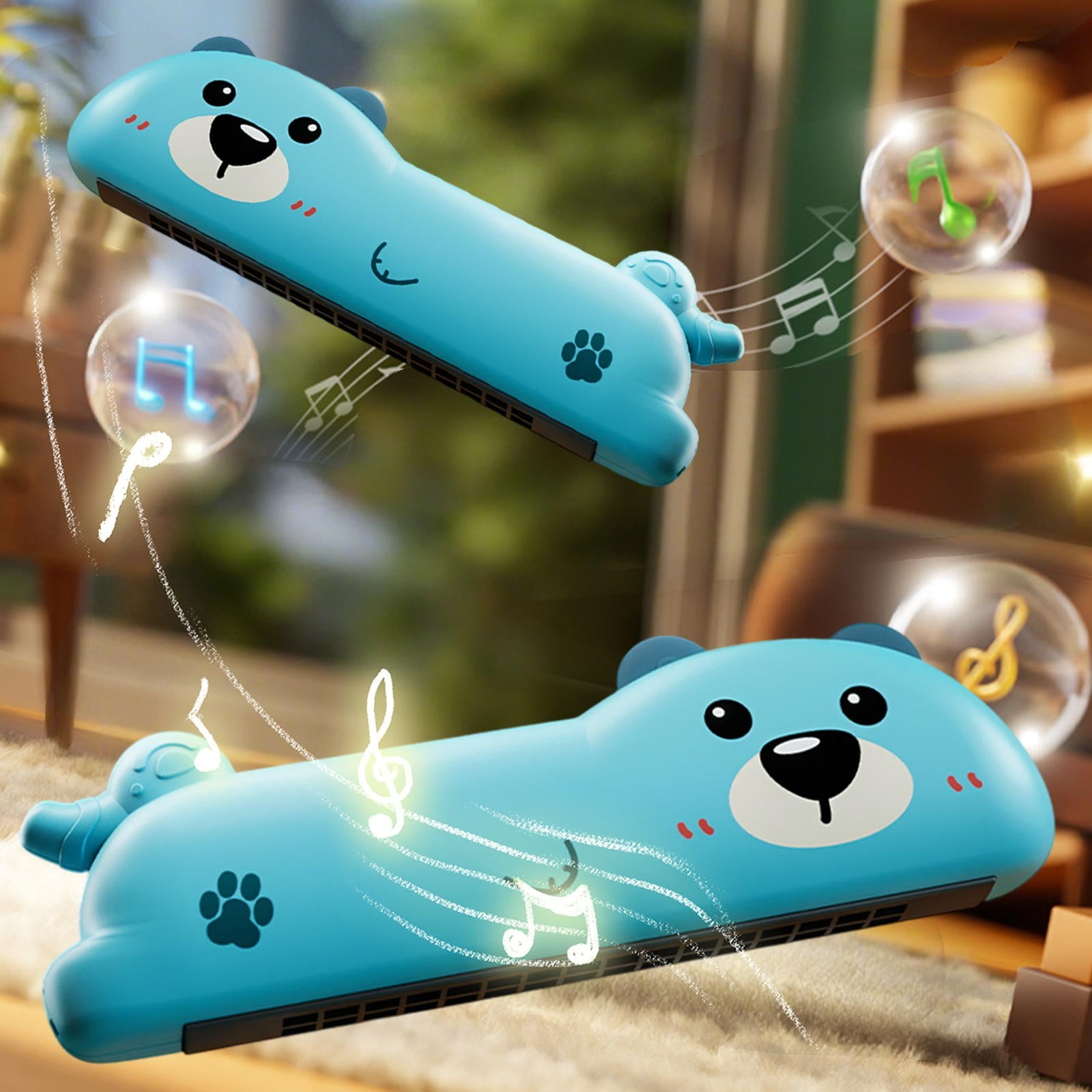 CREATITOY Cartoon-Style Early Education Harmonica - Lightweight Plastic ...