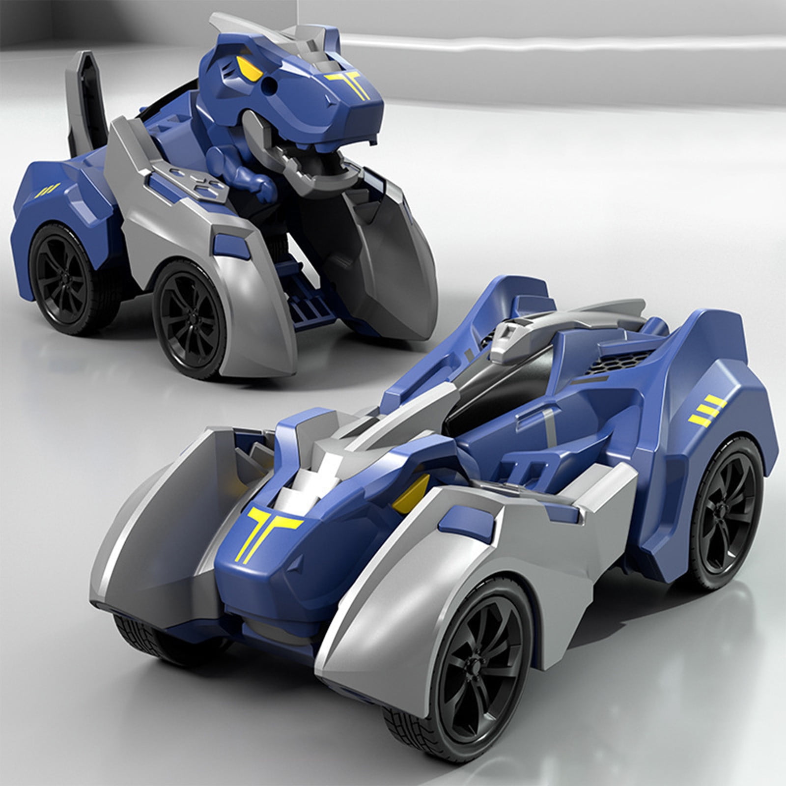 CREATITOY Dinosaur Transforming Toy Car - 2 Modes Deformable Vehicle ...