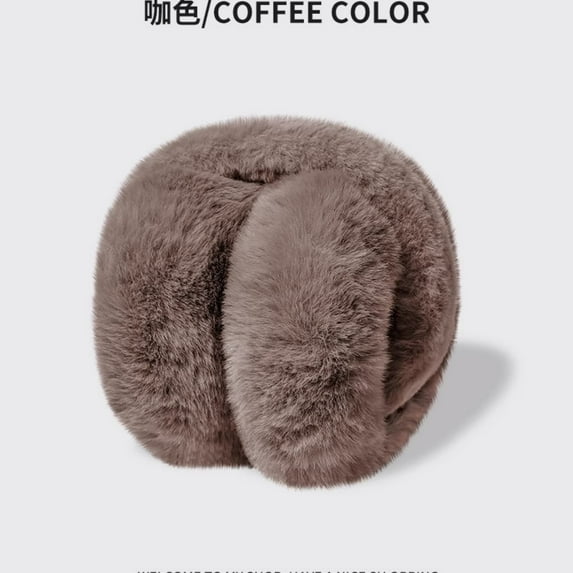 CREATITOY Foldable Winter Ear Muffs Warm Plush Ear Covers - Walmart.com