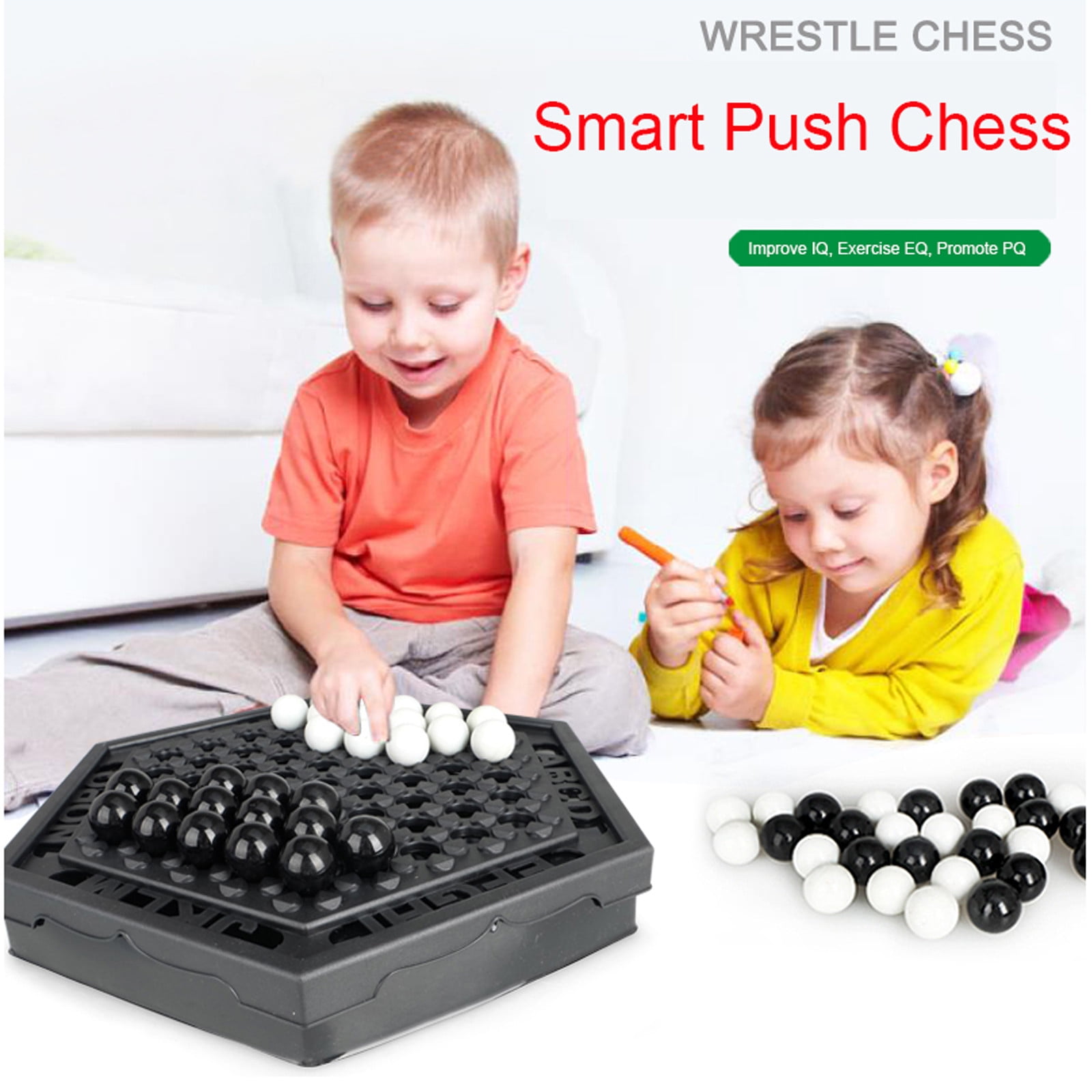 CREATITOY Kids Strategy Puzzle Board Game Toy: 2-Player Tactical Chess ...