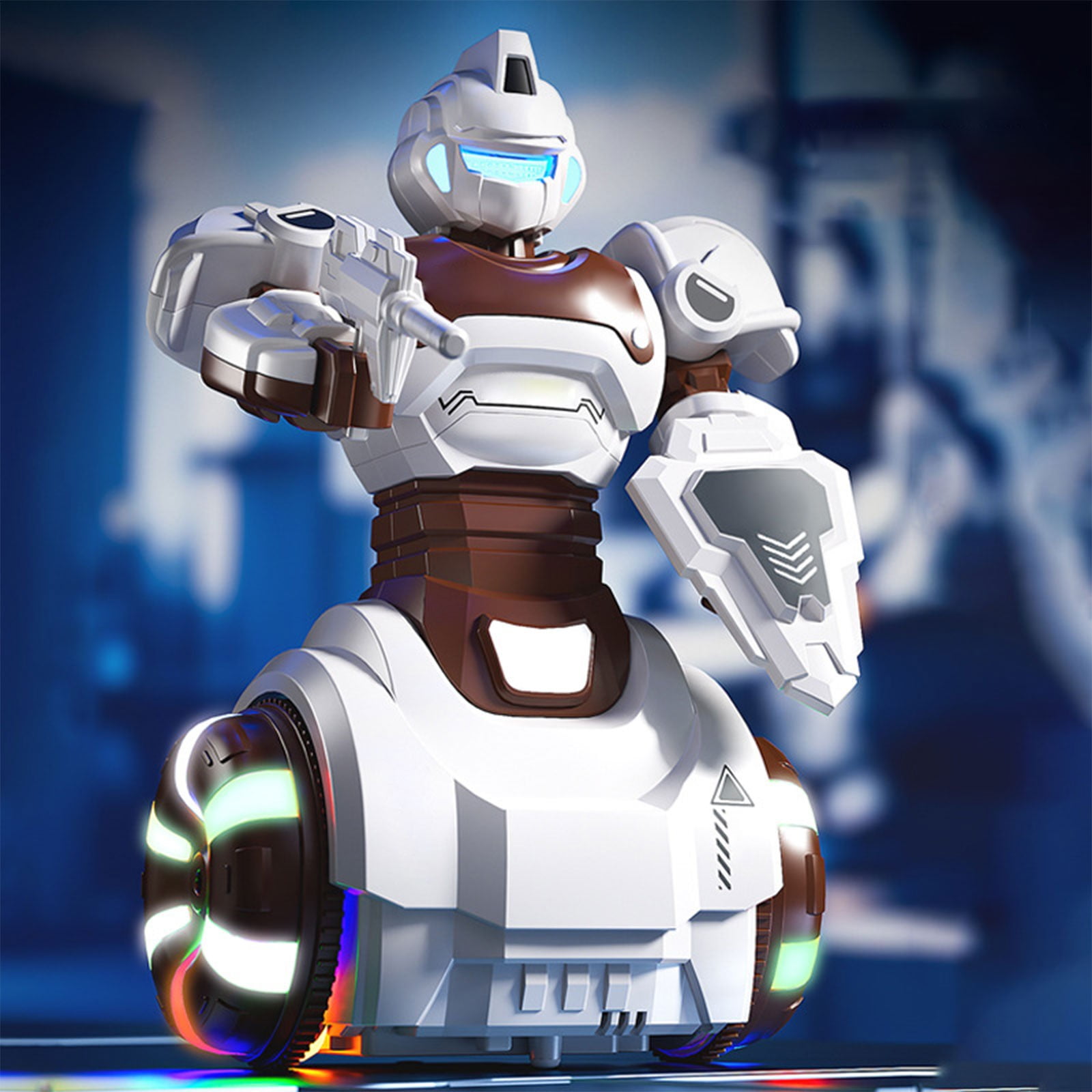 CREATITOY LED Dancing Robot Toy with Music, Colorful Lights & Auto ...