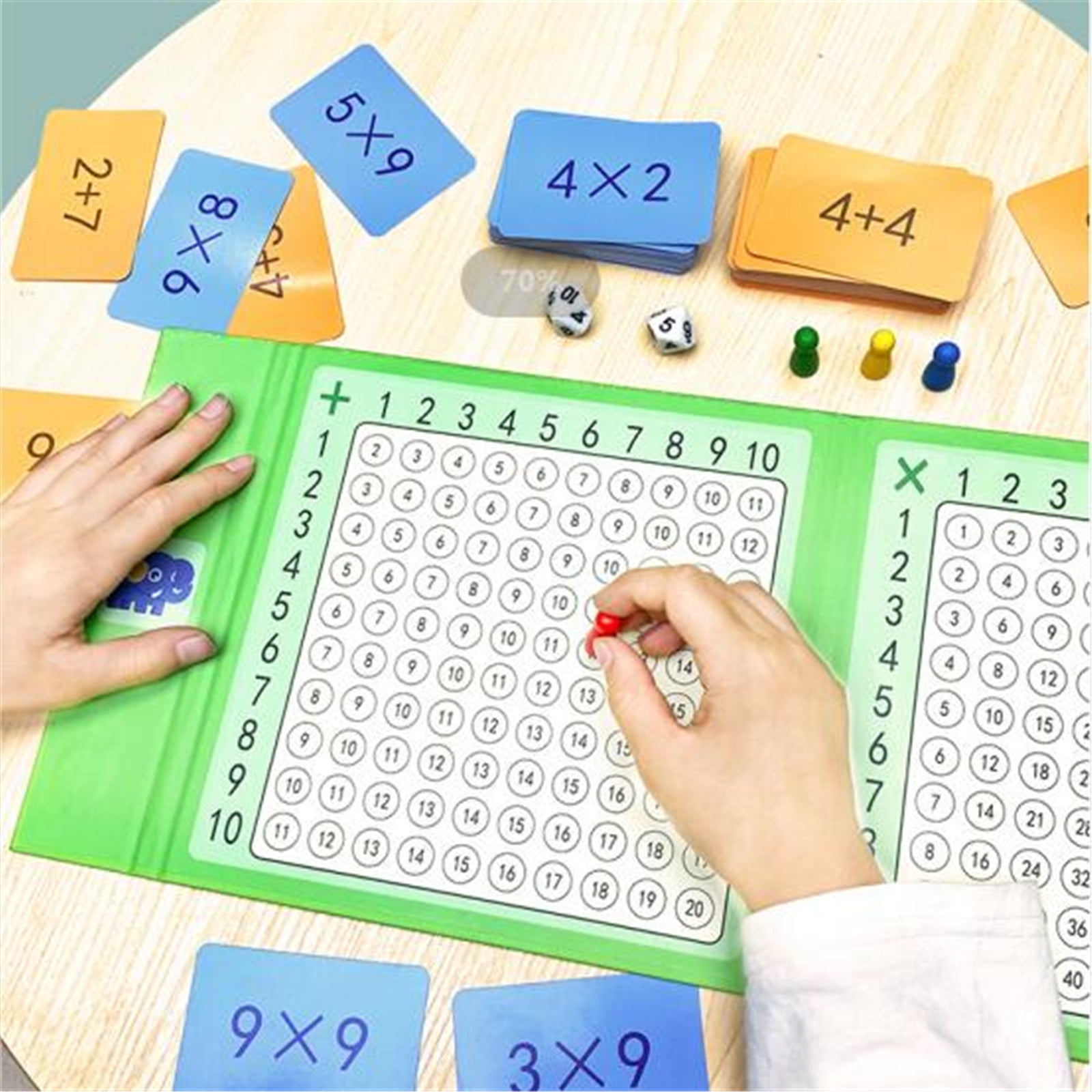 CREATITOY Magnetic 99 Multiplication & Addition Math Learning Toy ...