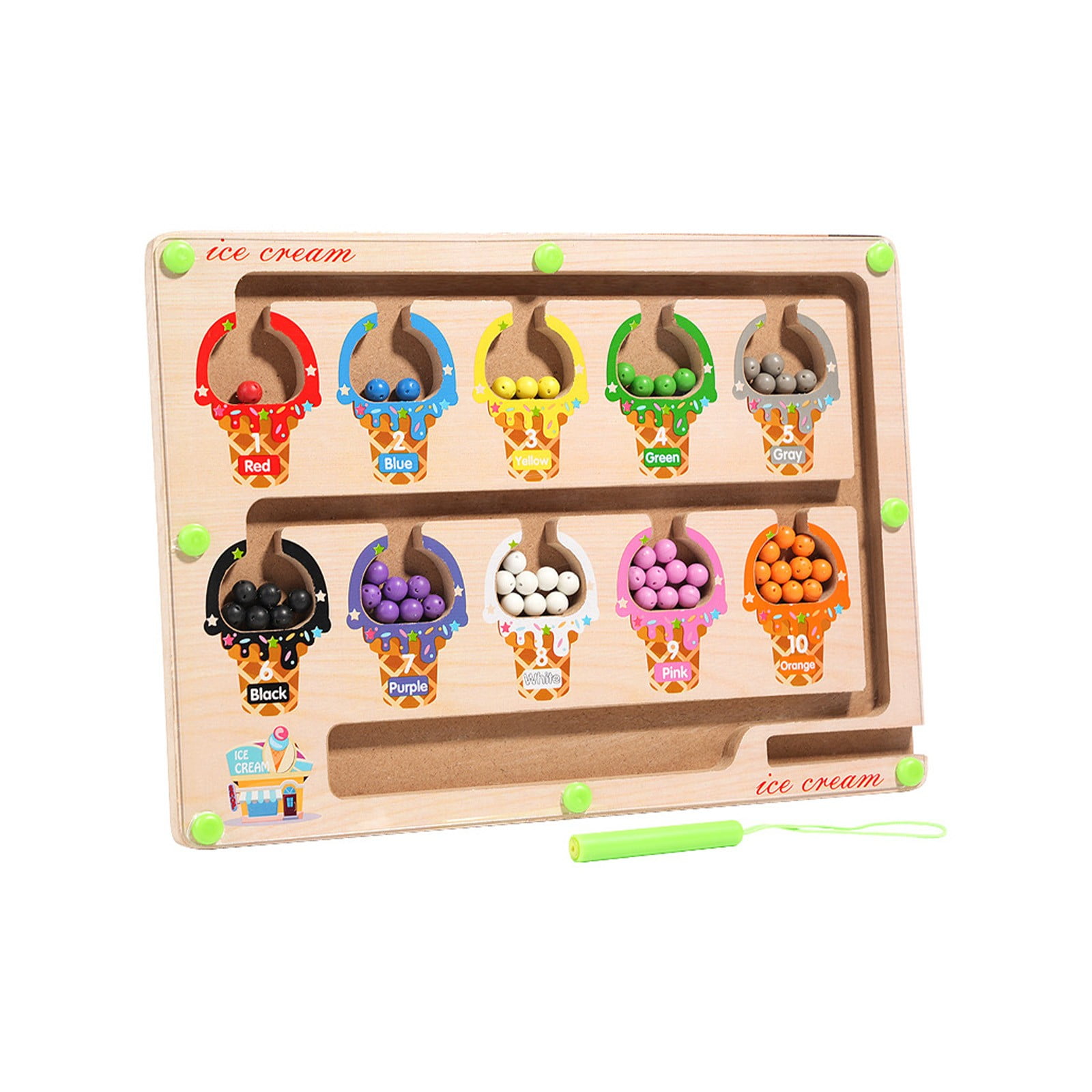 CREATITOY Magnetic Numbers Maze Toy for Kids - Early Education Logical ...