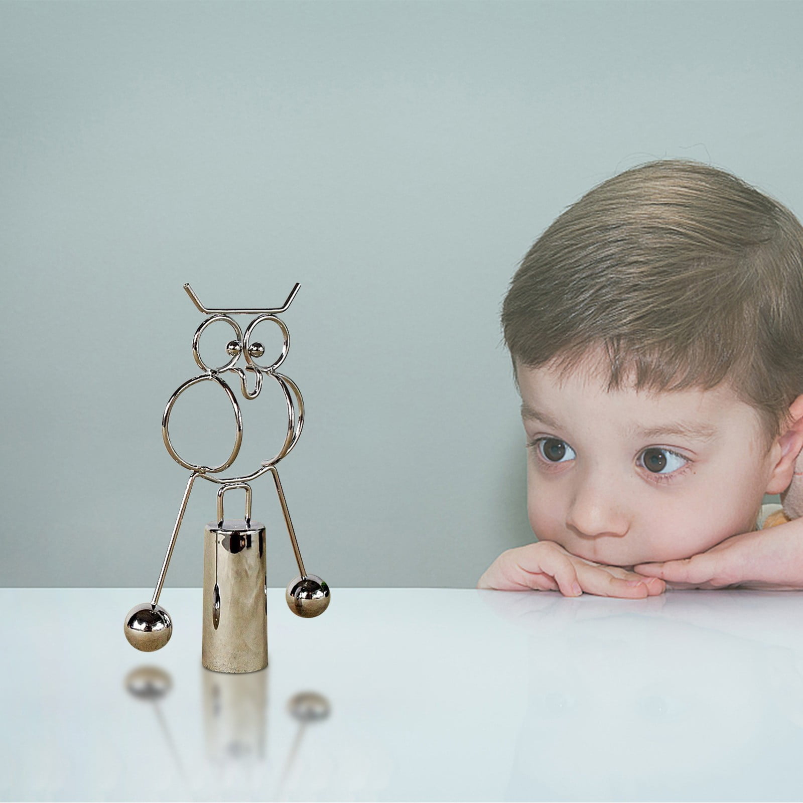 CREATITOY Metal Owl Balance Toy - Educational Physics Science Desk Toy ...