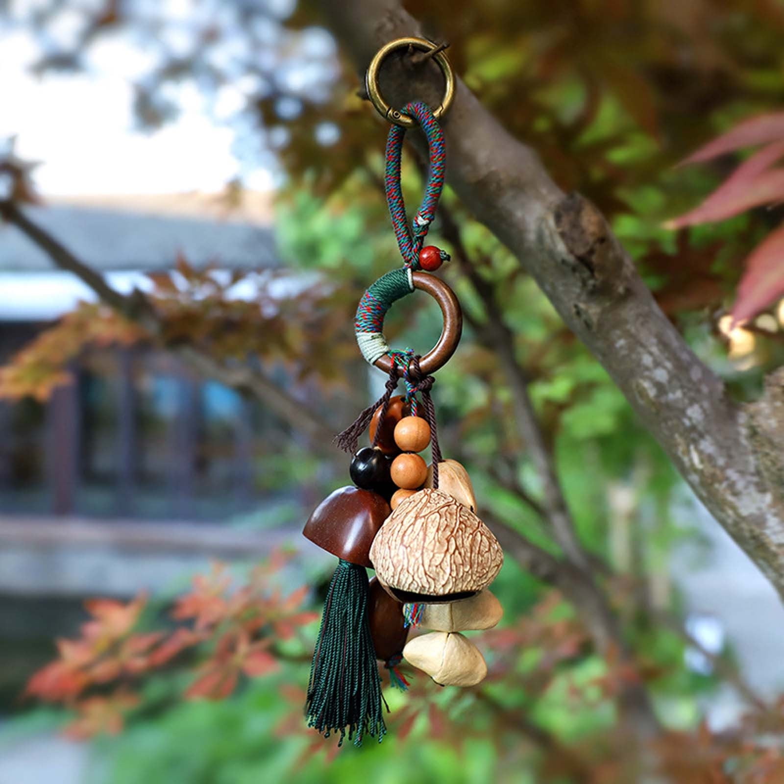 CREATITOY Natural Healing Bell Nut Shell Musical Instrument ...