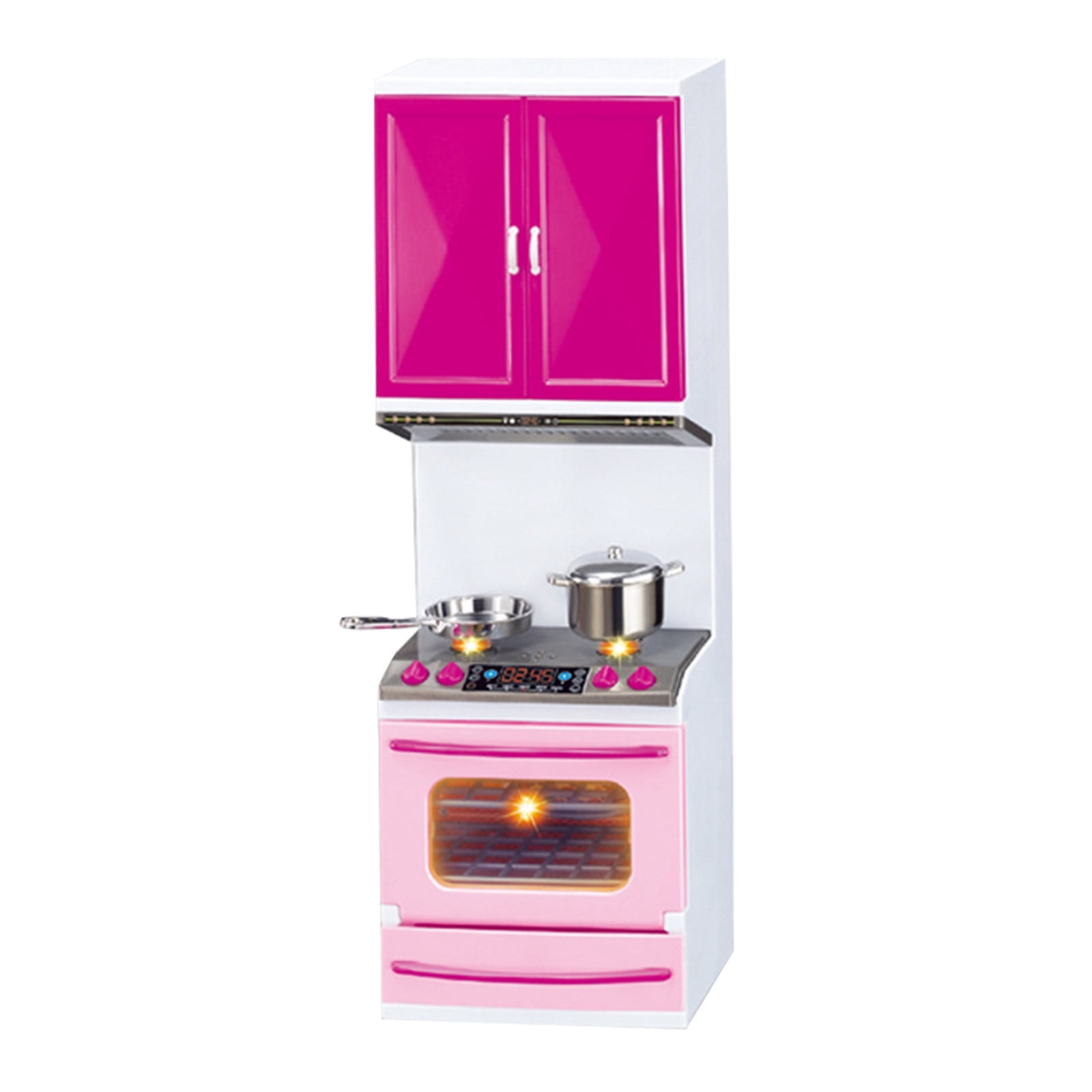 CREATITOY Realistic Mini Kitchen Play Set for Toddlers & Girls ...