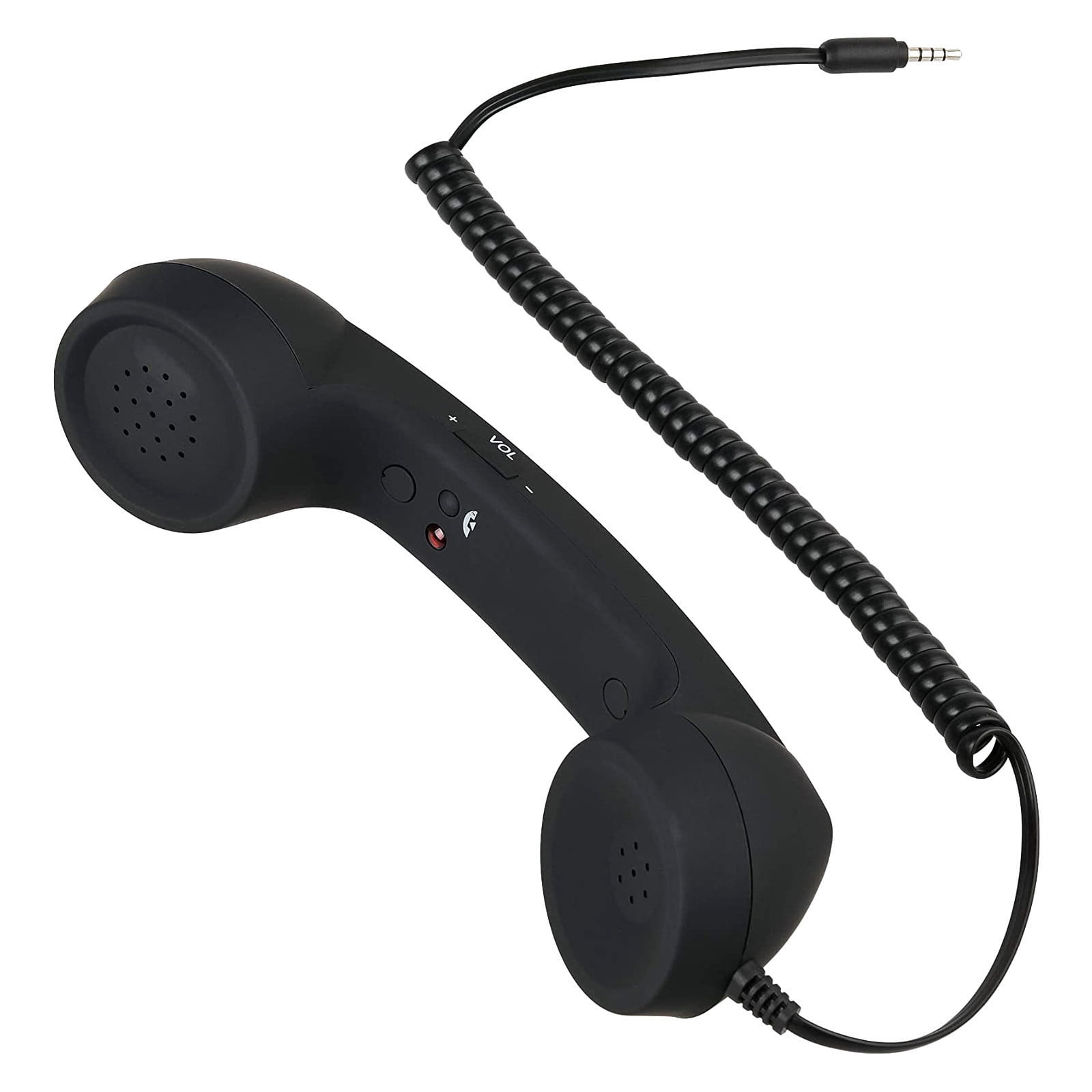 CREATITOY Retro Wired Headt (3.5mm), Large-Size Telephone Style, Audio ...