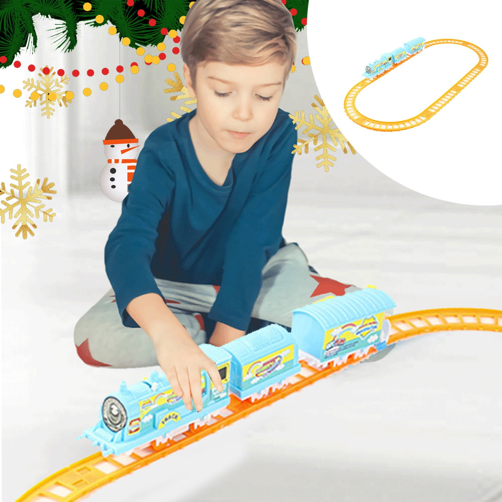 CREATITOY STEM Learning Electric Train Track Racing Car Building Set ...
