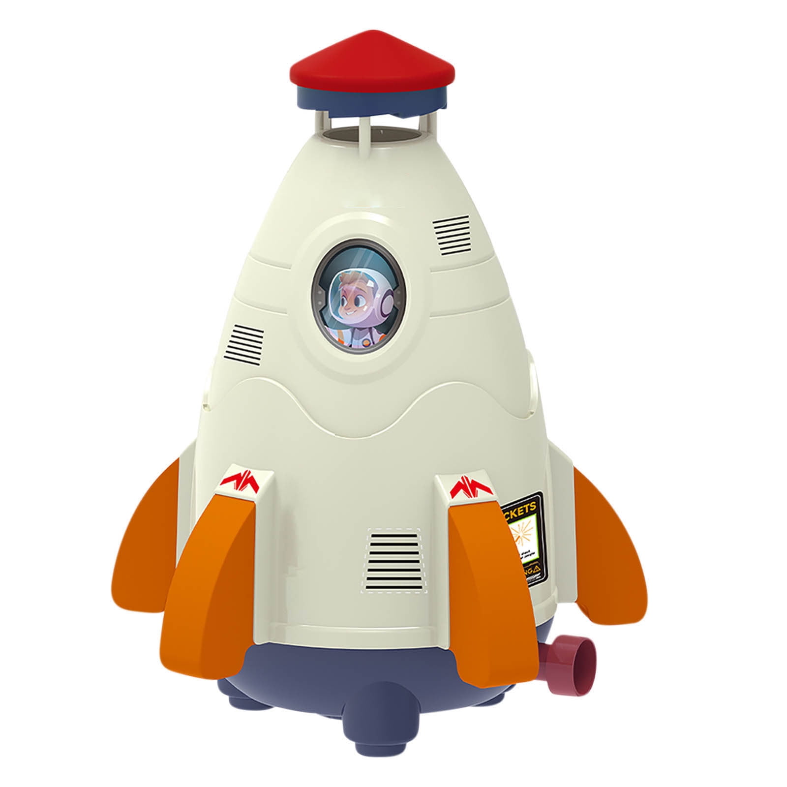 CREATITOY Space Rocket Rotating Flying Water Toy - Outdoor Summer ...