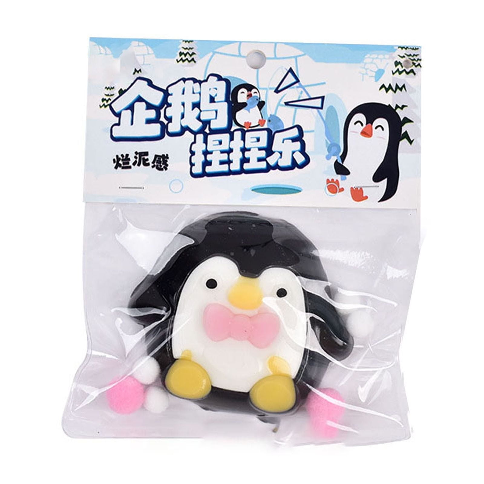 CREATITOY Stress Relieving Penguin Squeeze Toy - Soft, Portable ...