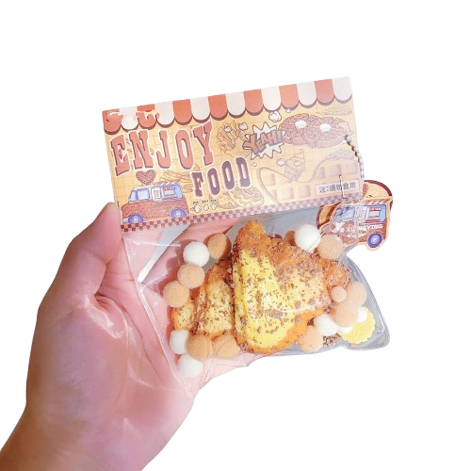 CREATITOY Super Soft Food-Inspired Decompression Toy with Pinch-to-Play ...